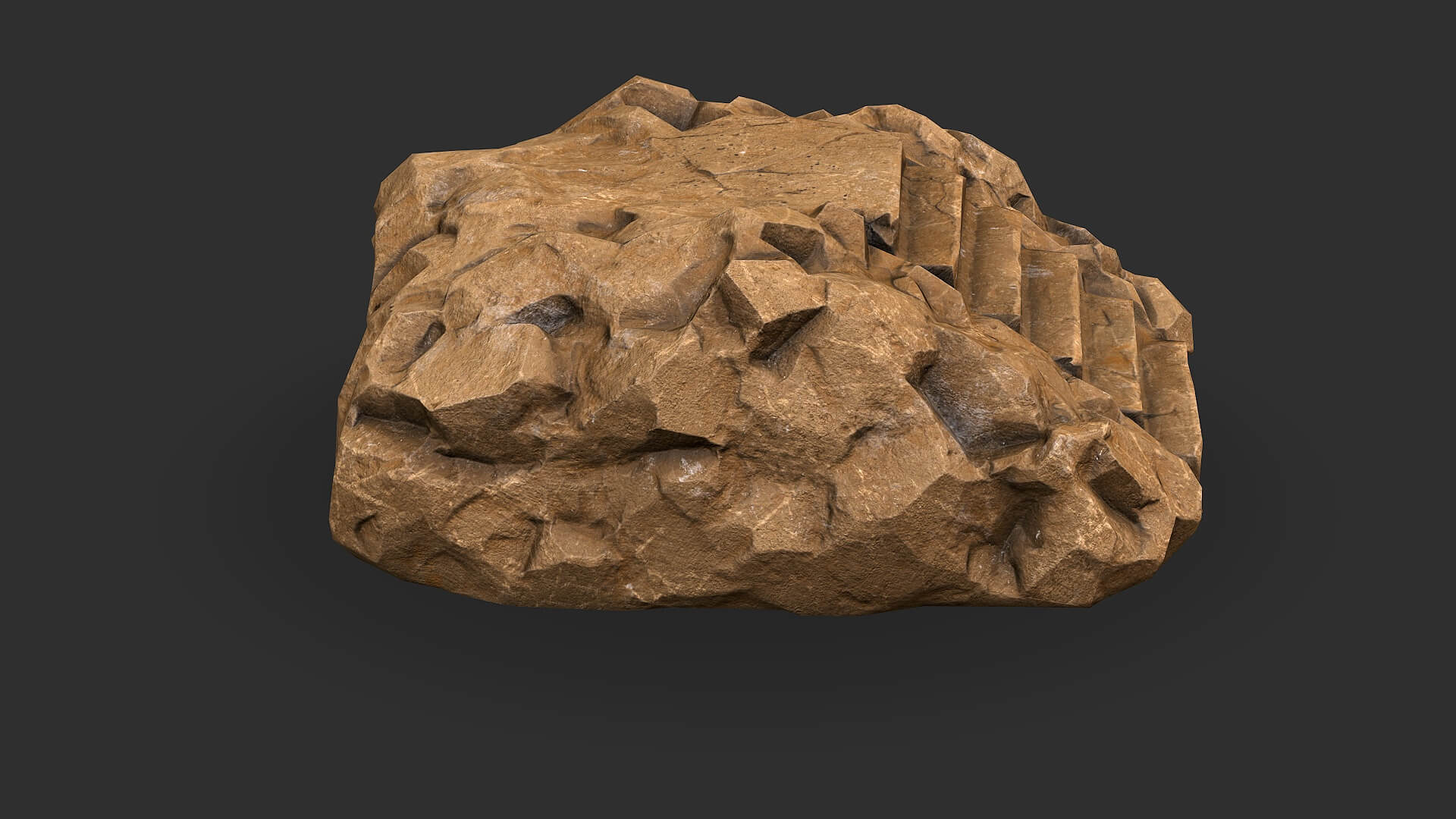 Stairs Stone 05 - 3D Model by ERTAN ZORLU