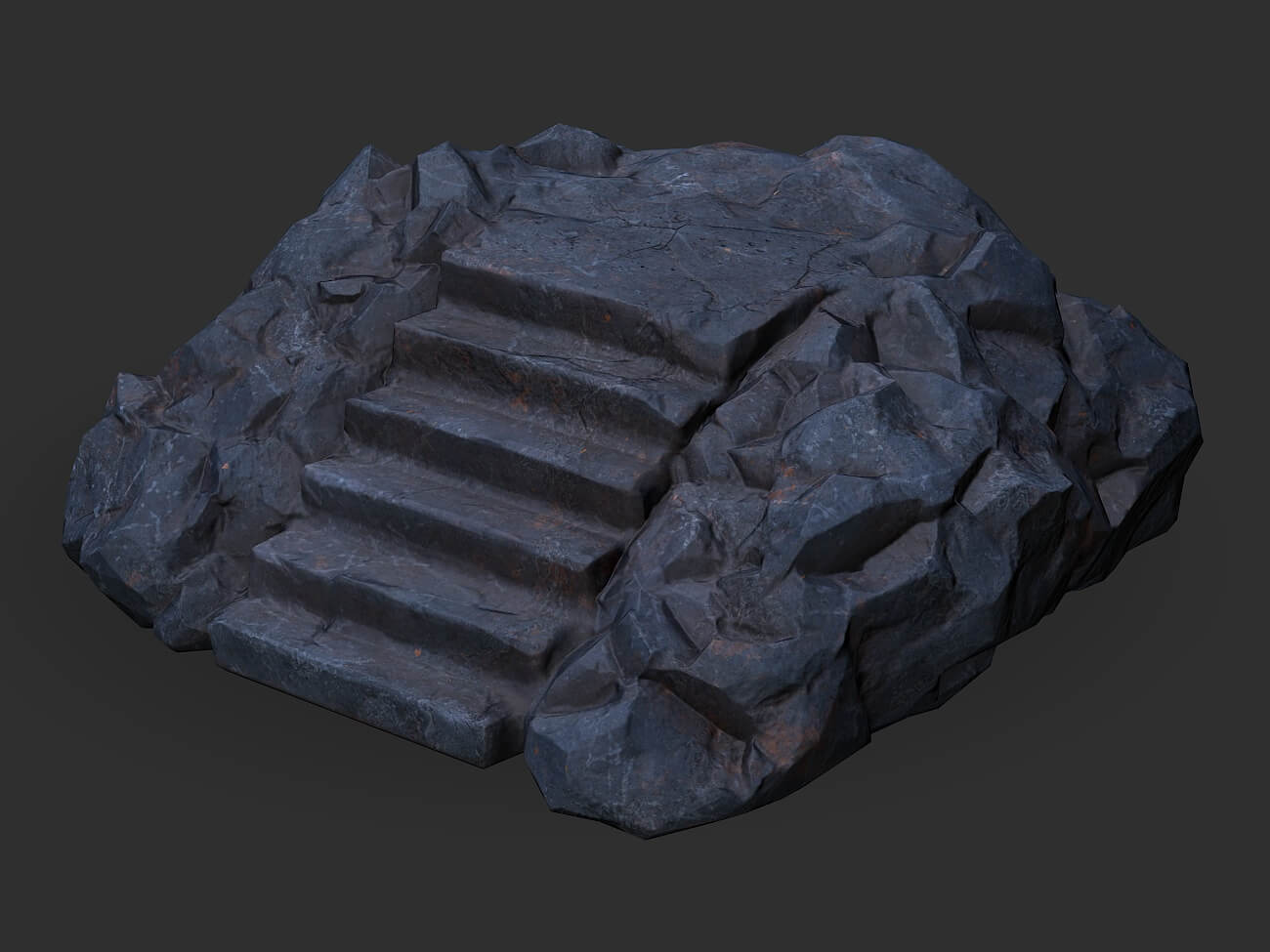 Stairs Stone 07 - 3D Model by ERTAN ZORLU