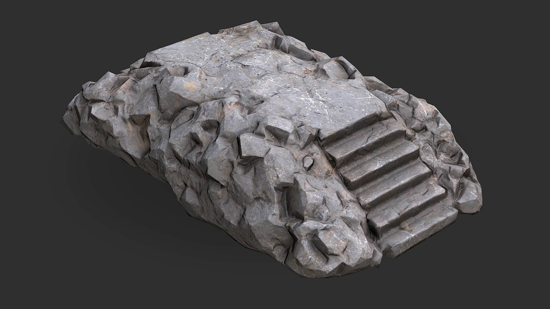 Stairs Stone Staircase 02 - 3D Model by ERTAN ZORLU