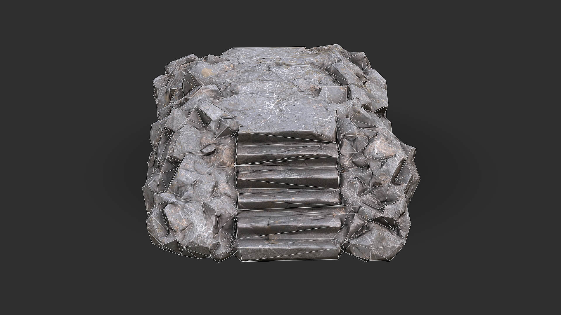 Stairs Stone Staircase 02 - 3D Model by ERTAN ZORLU