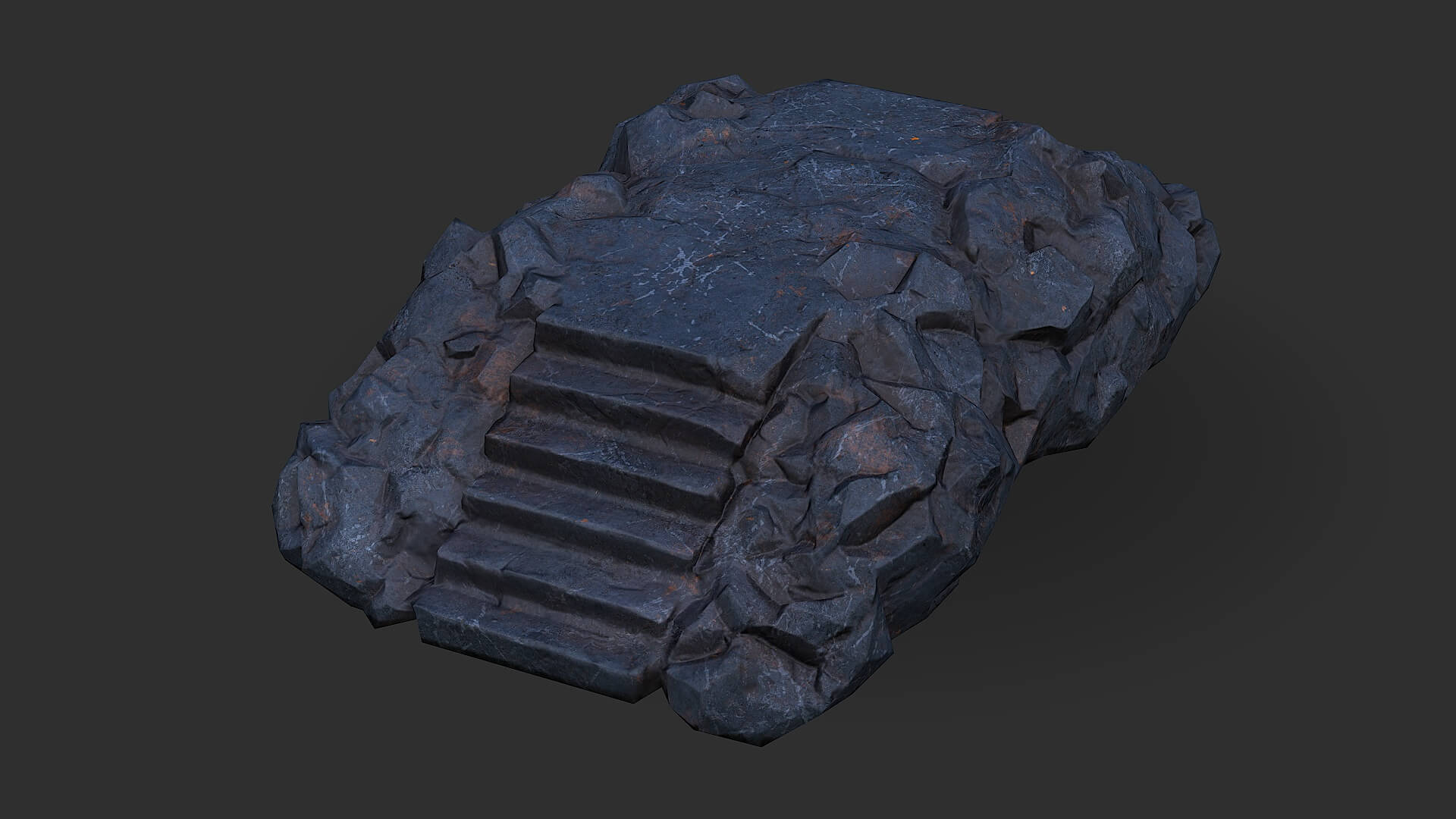 Stairs Stone Staircase 07 - 3D Model by ERTAN ZORLU