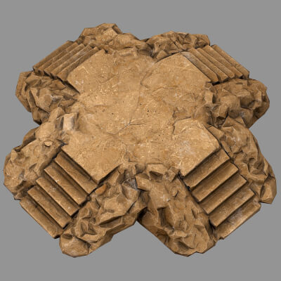 Staris Rock 05 - 3D Model by ERTAN ZORLU