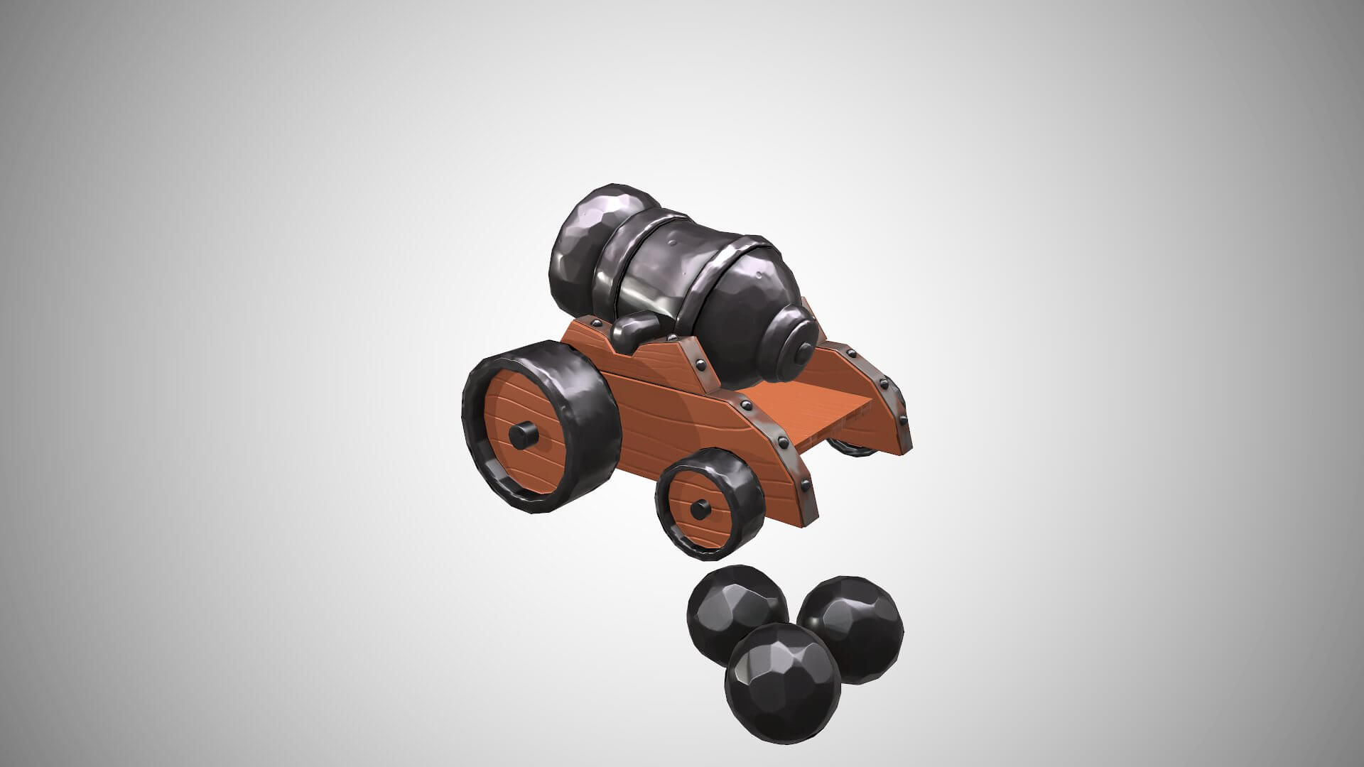 Stylized Cannon - 3D Model by ERTAN ZORLU