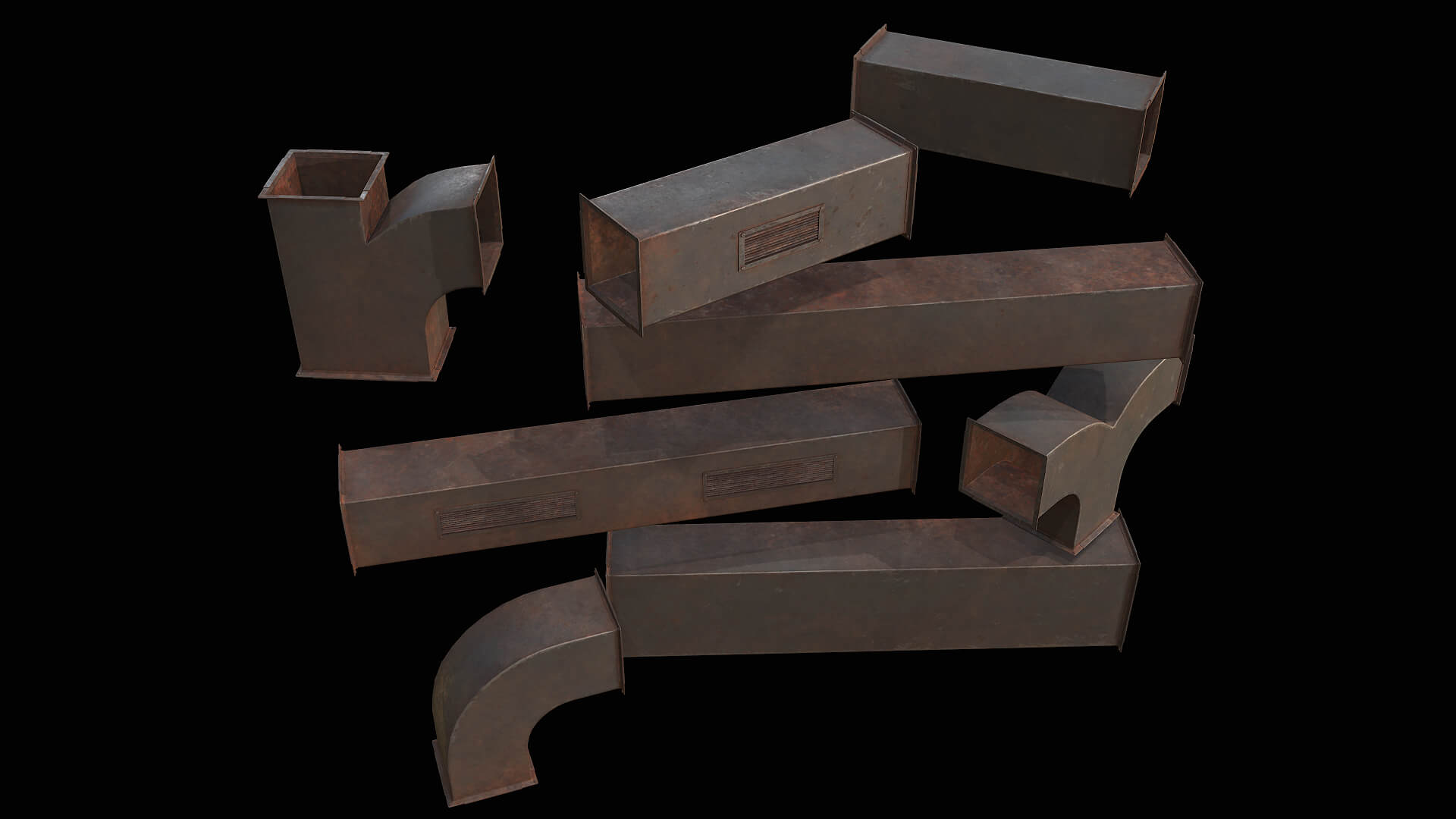 Ventilation Modular PBR 02 - 3D Model by ERTAN ZORLU