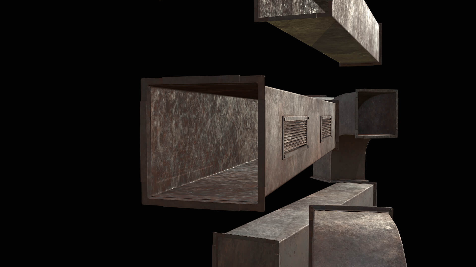 Ventilation Modular PBR 02 - 3D Model by ERTAN ZORLU