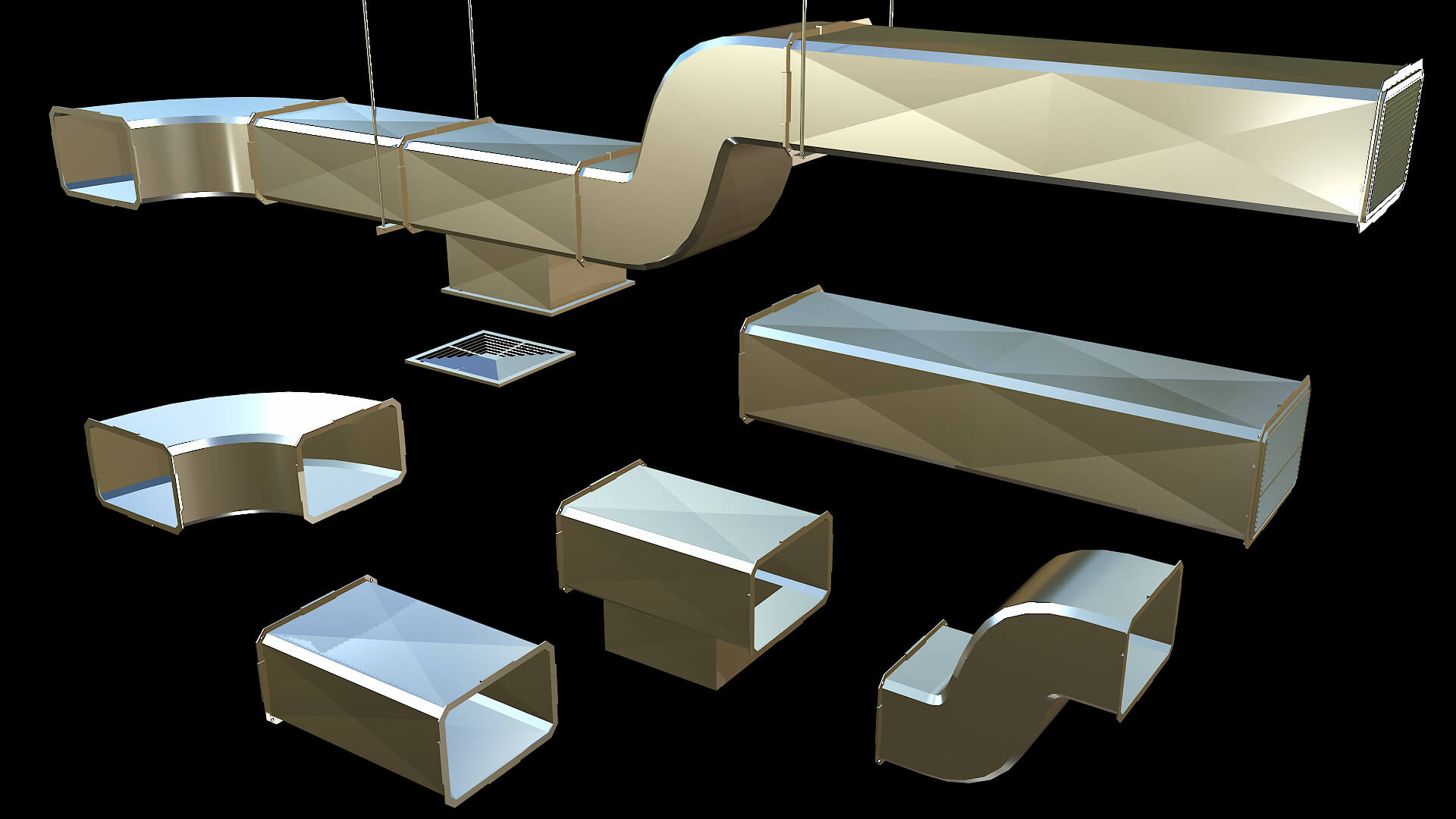 Ventilation Modular PBR 03 - 3D Model by ERTAN ZORLU