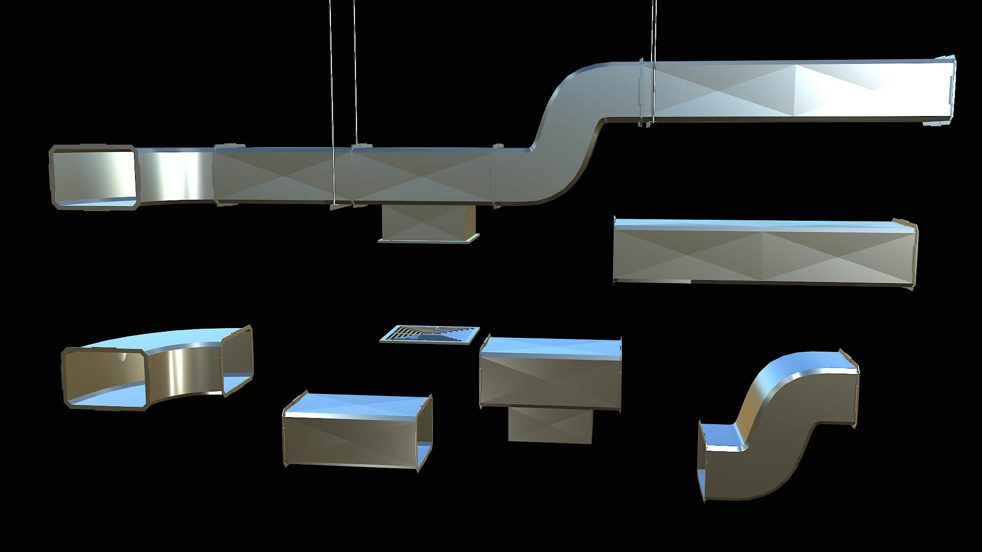 Ventilation Modular PBR 03 - 3D Model by ERTAN ZORLU