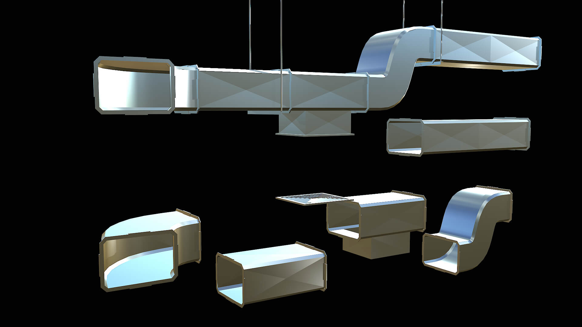 Ventilation Modular PBR 03 - 3D Model by ERTAN ZORLU