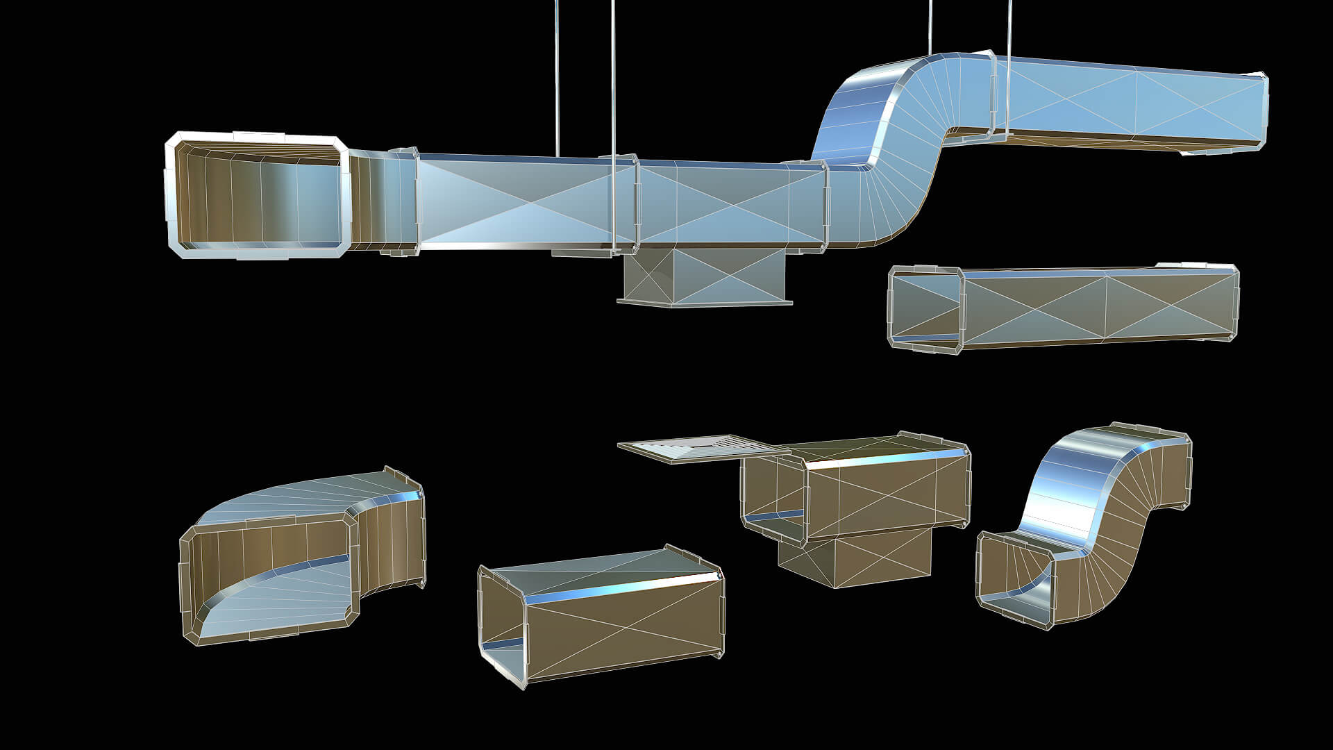 Ventilation Modular PBR 03 - 3D Model by ERTAN ZORLU