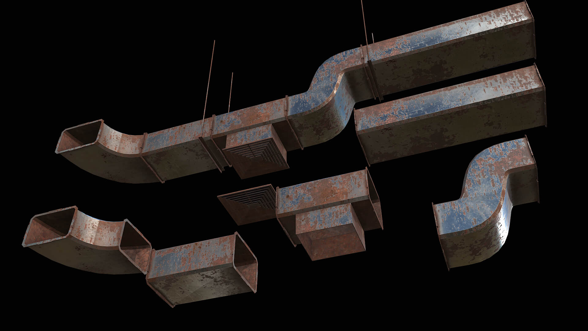 Ventilation Modular PBR 04 - 3D Model by ERTAN ZORLU