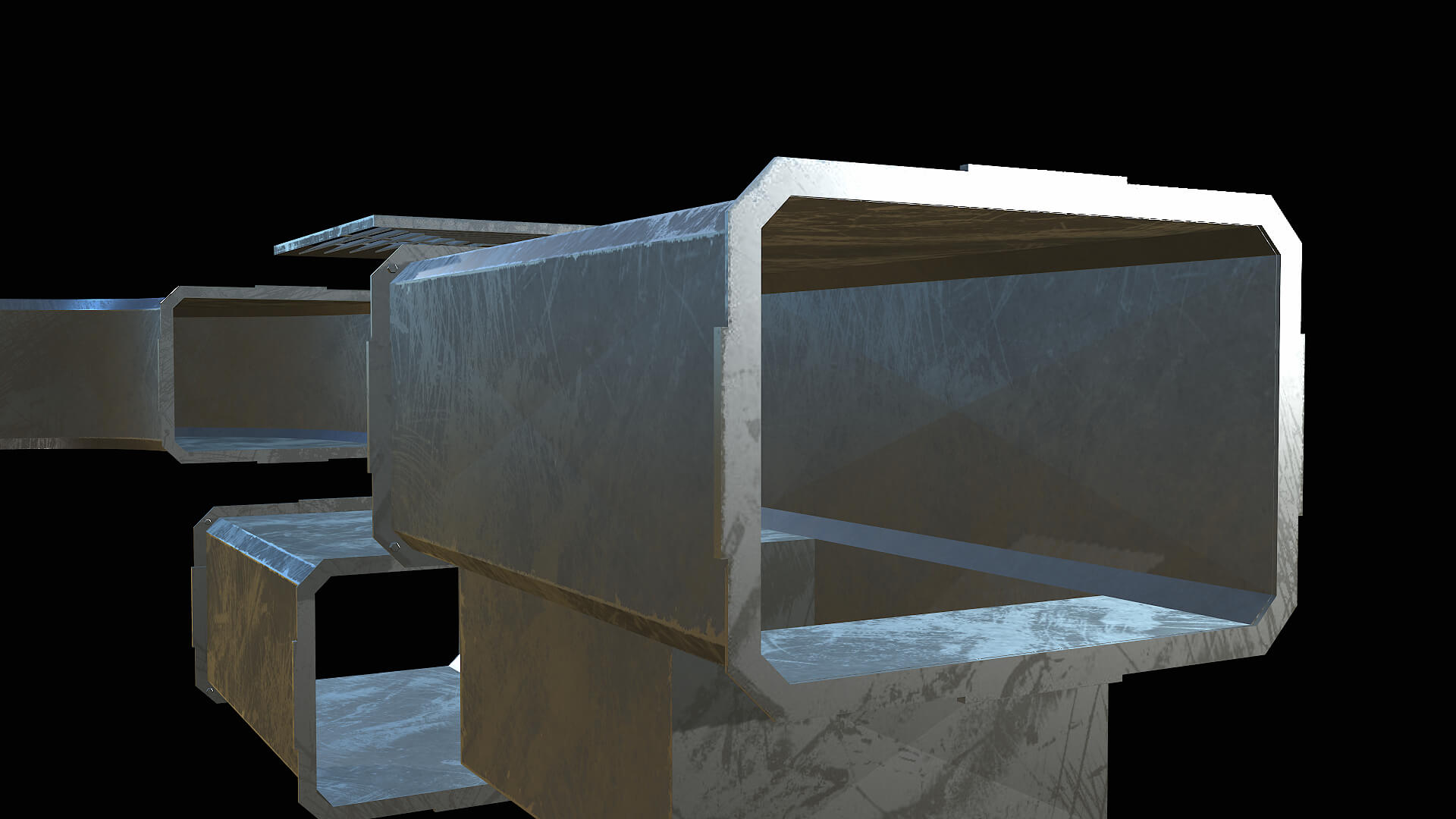 Ventilation Modular PBR 05 - 3D Model by ERTAN ZORLU