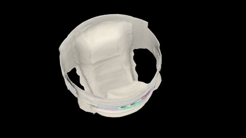 Baby's Diaper - 3D Model by eruultmax