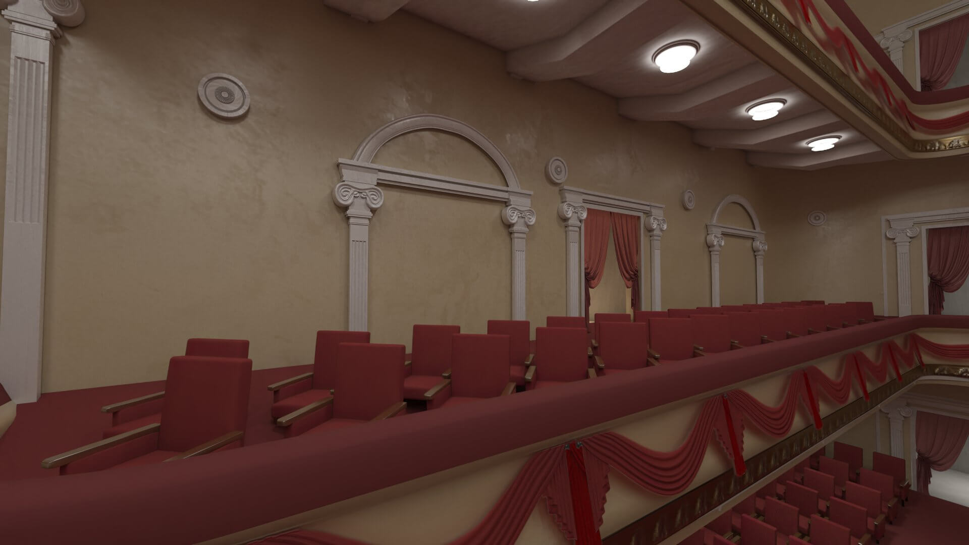 Drama Theater Realistic - 3D Model by eruultmax