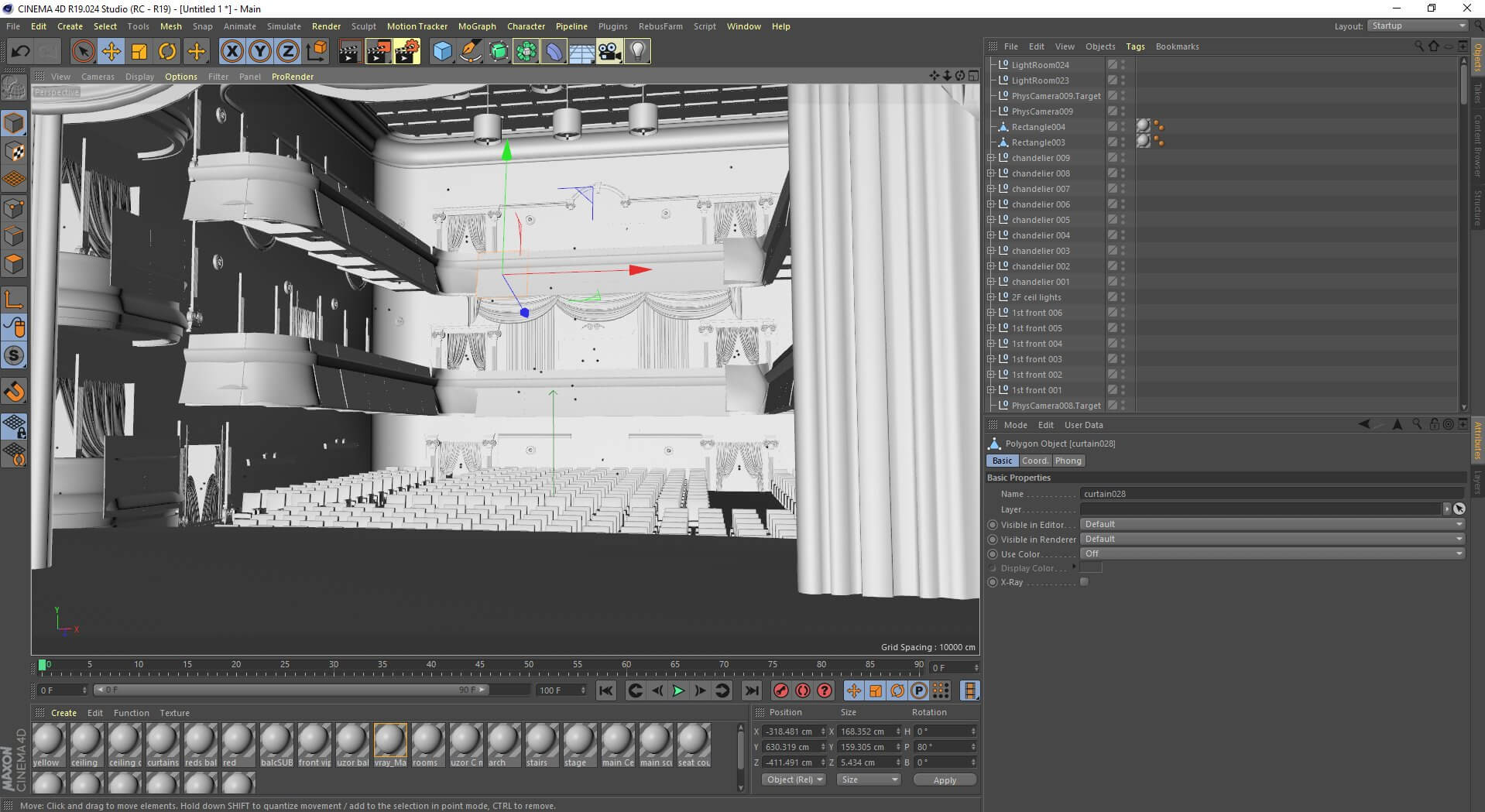 Drama Theater Realistic - 3D Model by eruultmax
