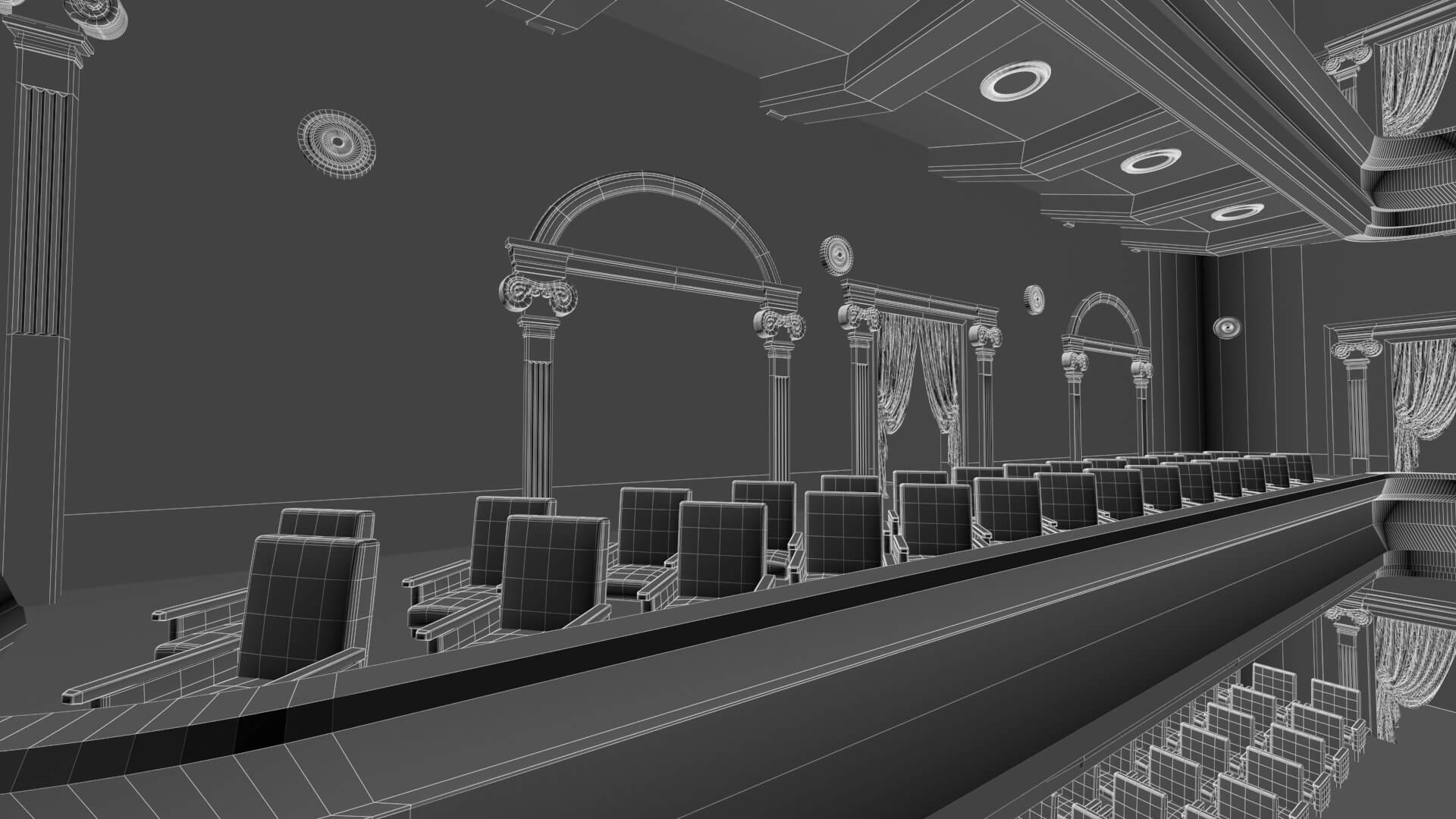 Drama Theater Realistic - 3D Model by eruultmax