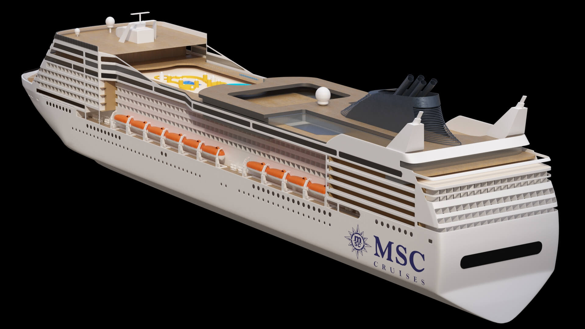 MSC Magnifica - 3D Model by eruultmax
