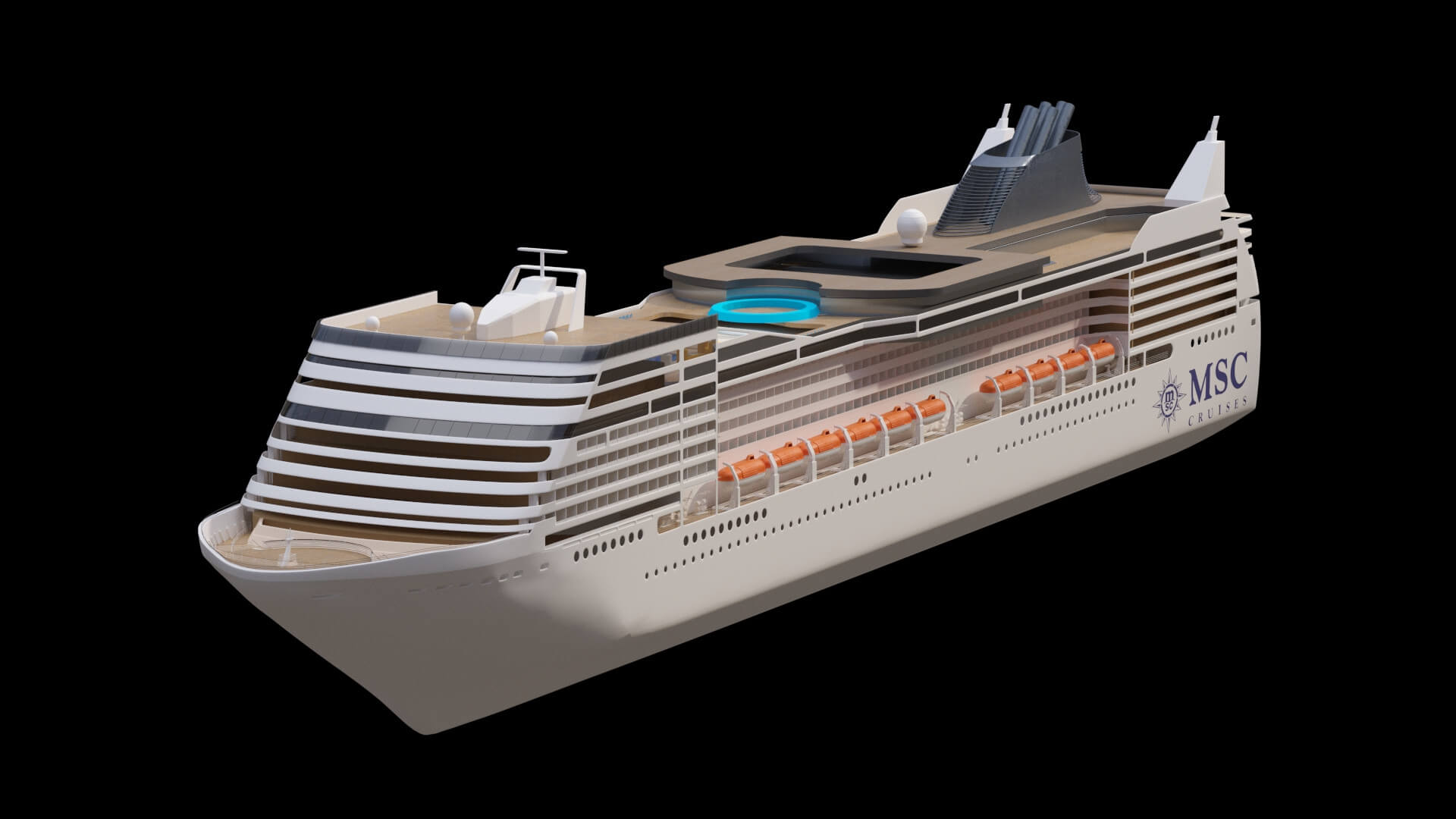MSC Magnifica - 3D Model by eruultmax