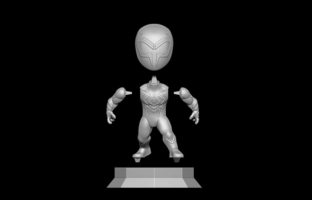 Spiderman 2099 - 3D Model by esdras_workshop