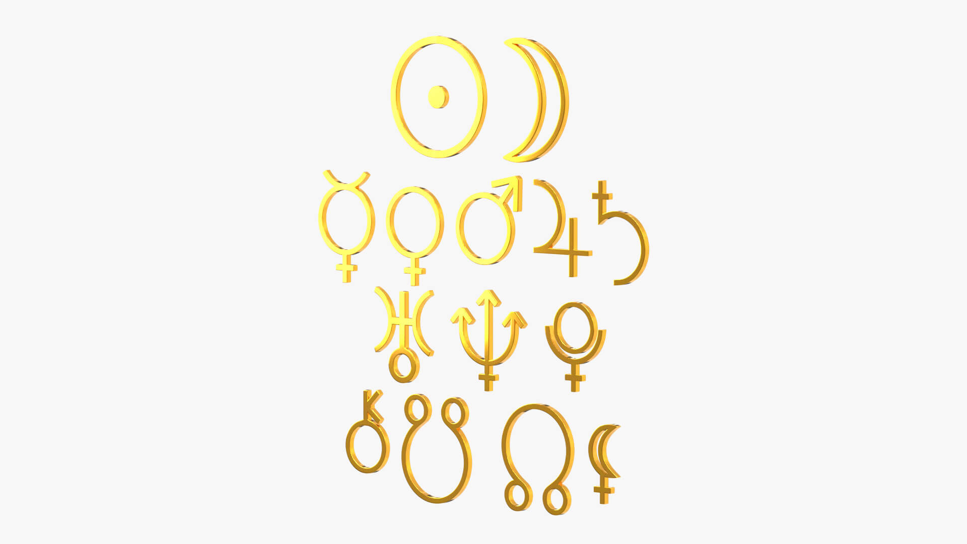 Sailor Moon Symbols Planets