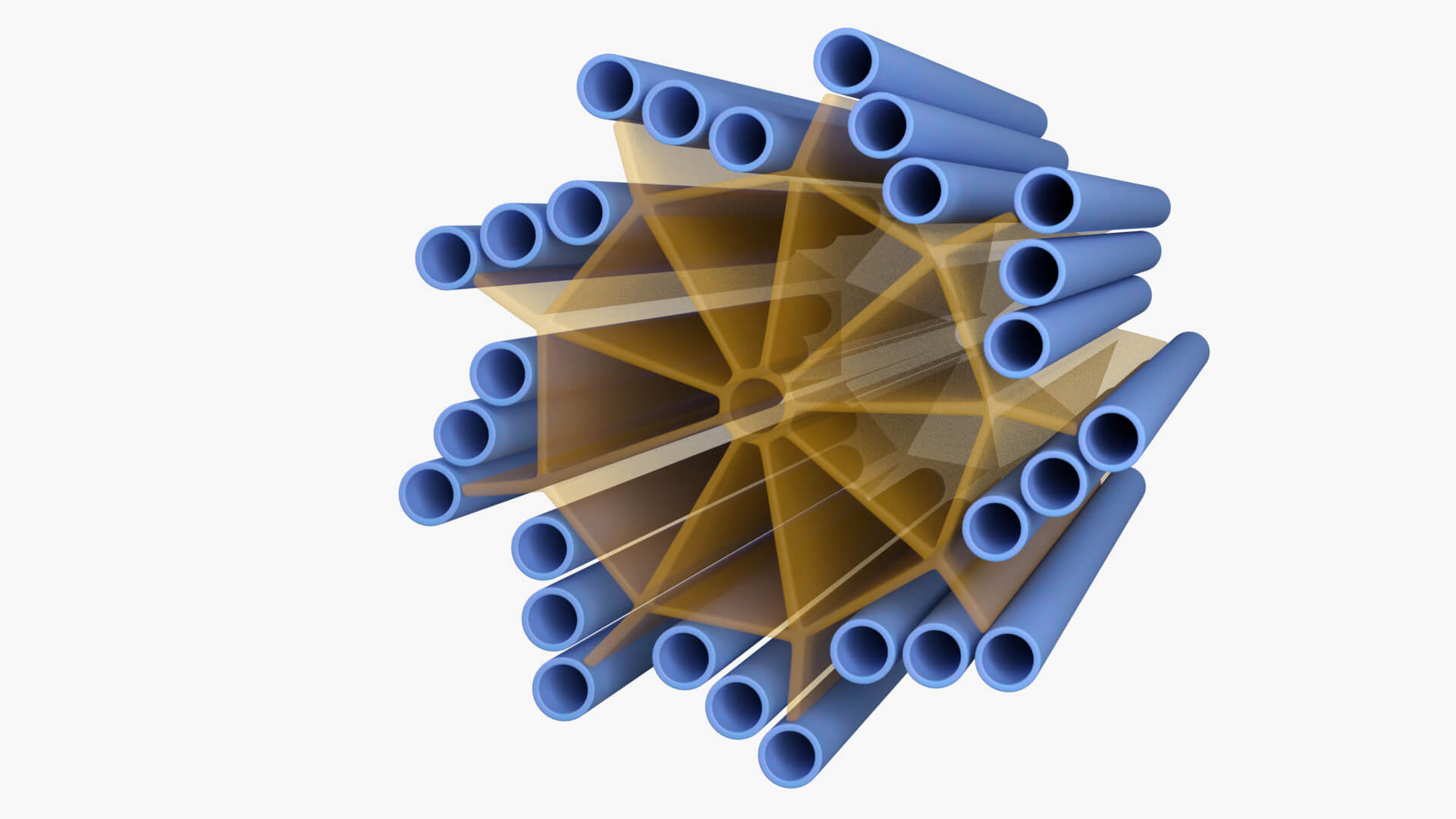 Centrioles Organelles - 3D Model by esfey