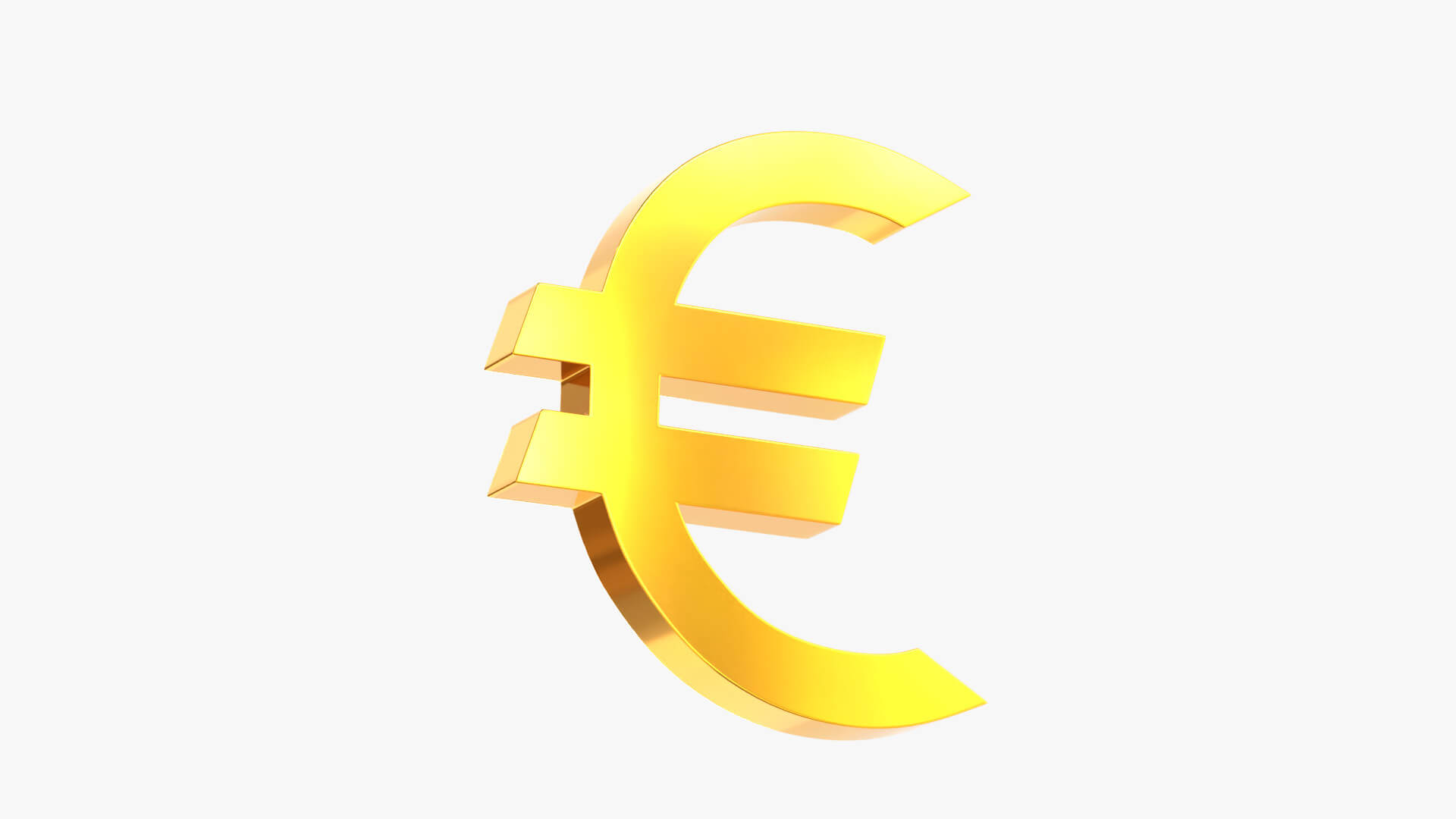 Euro Currency Sign - 3D Model by esfey