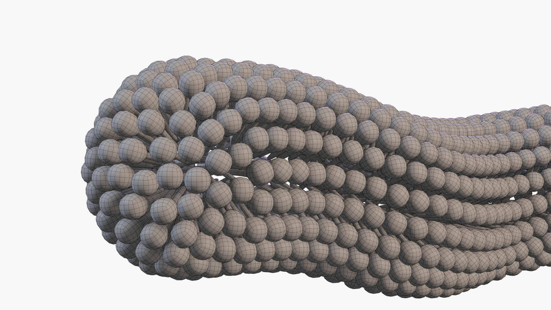 Wormlike Micelle - 3D Model by esfey