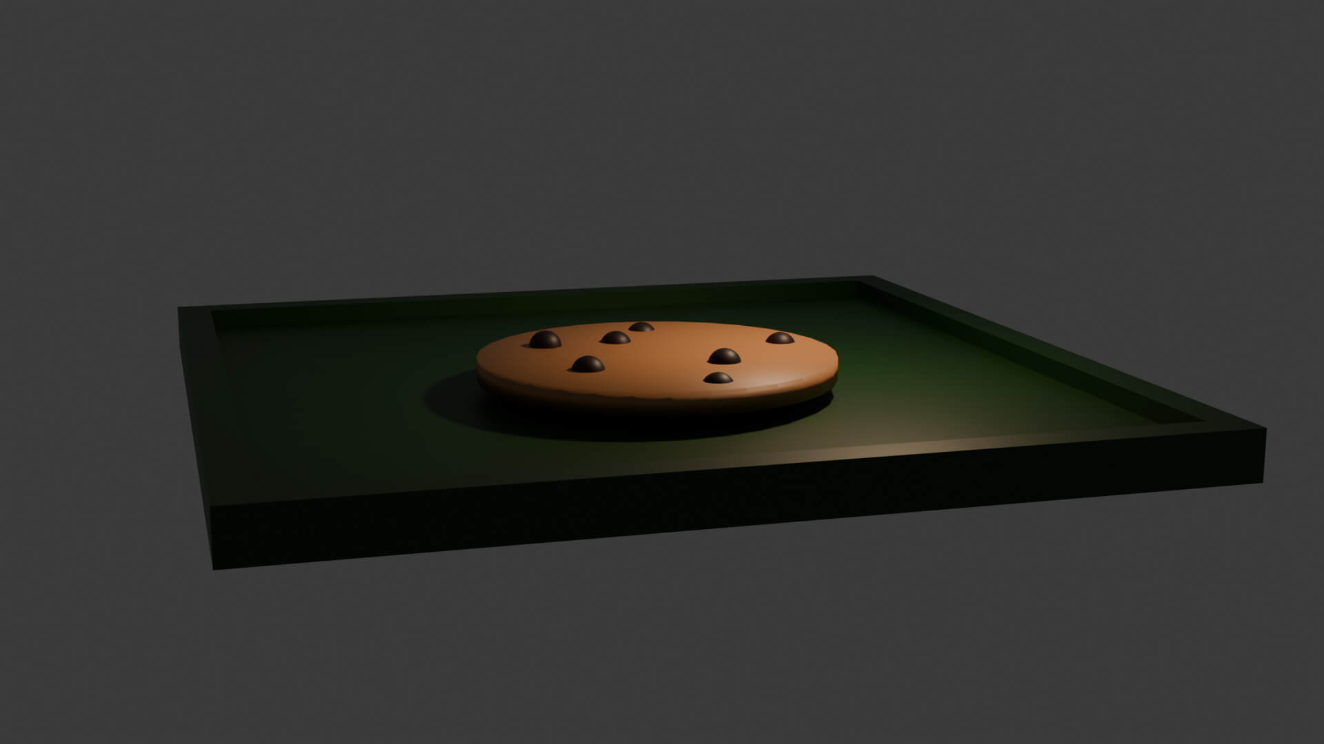 Blended Cookie 3D Render, Digital Art by Eshiel