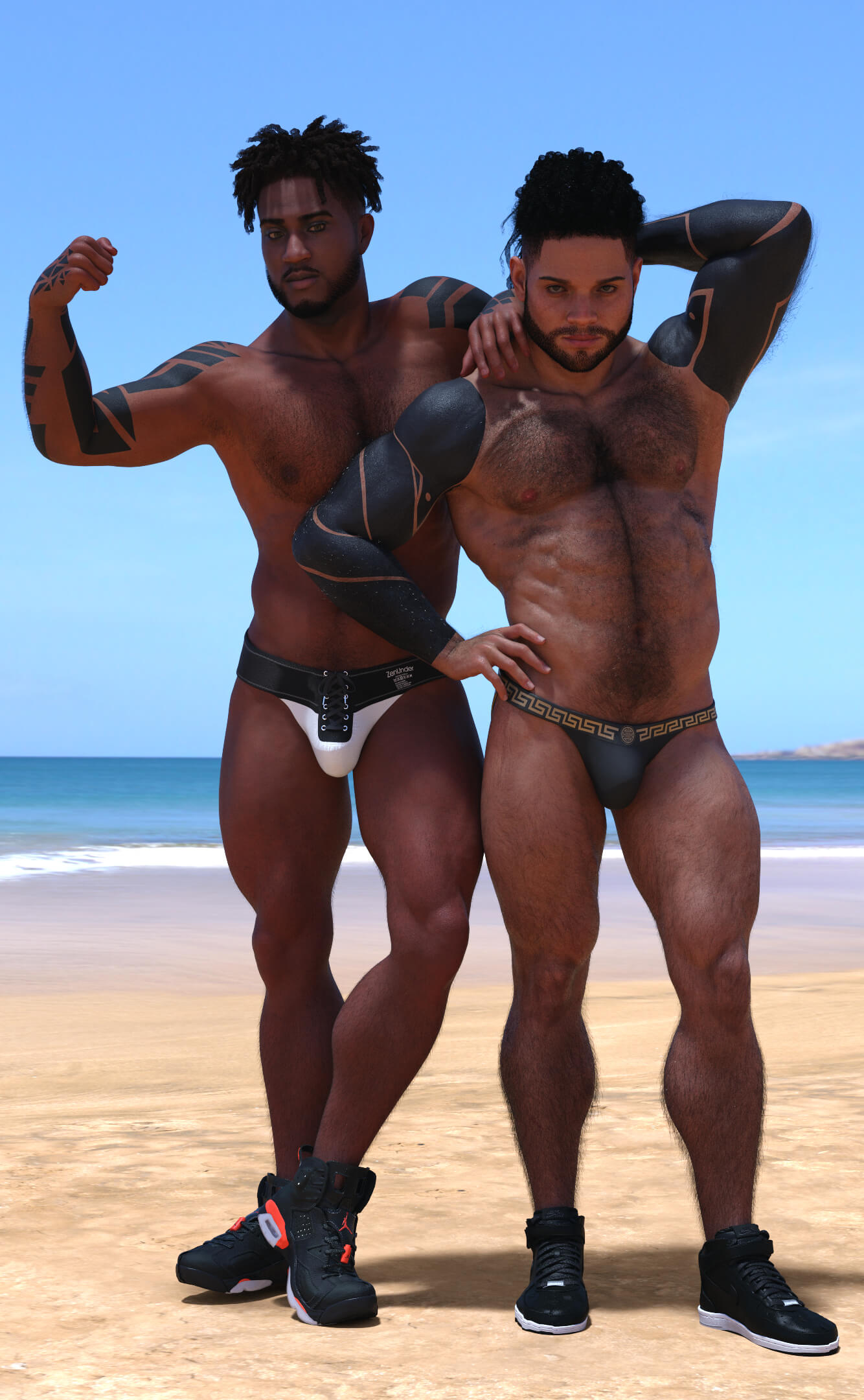 Weird Flex 3D Render, Digital Art by Eshiel