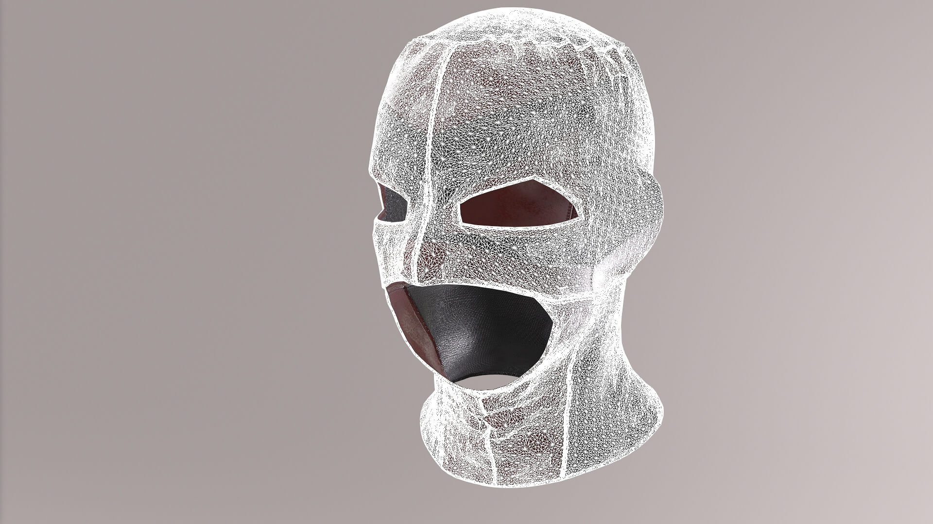 Thief Face Mask - 3D Model by eslamazein