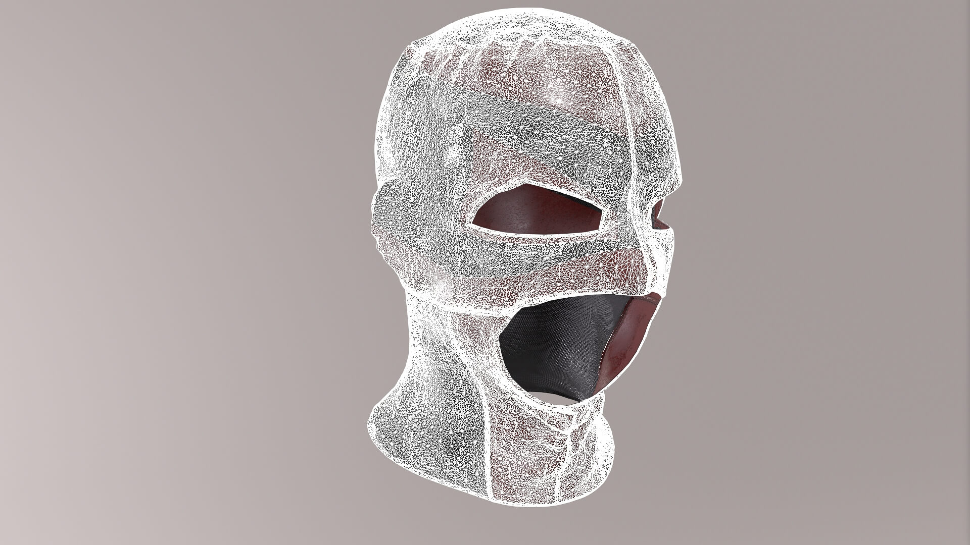 Thief Face Mask - 3D Model by eslamazein