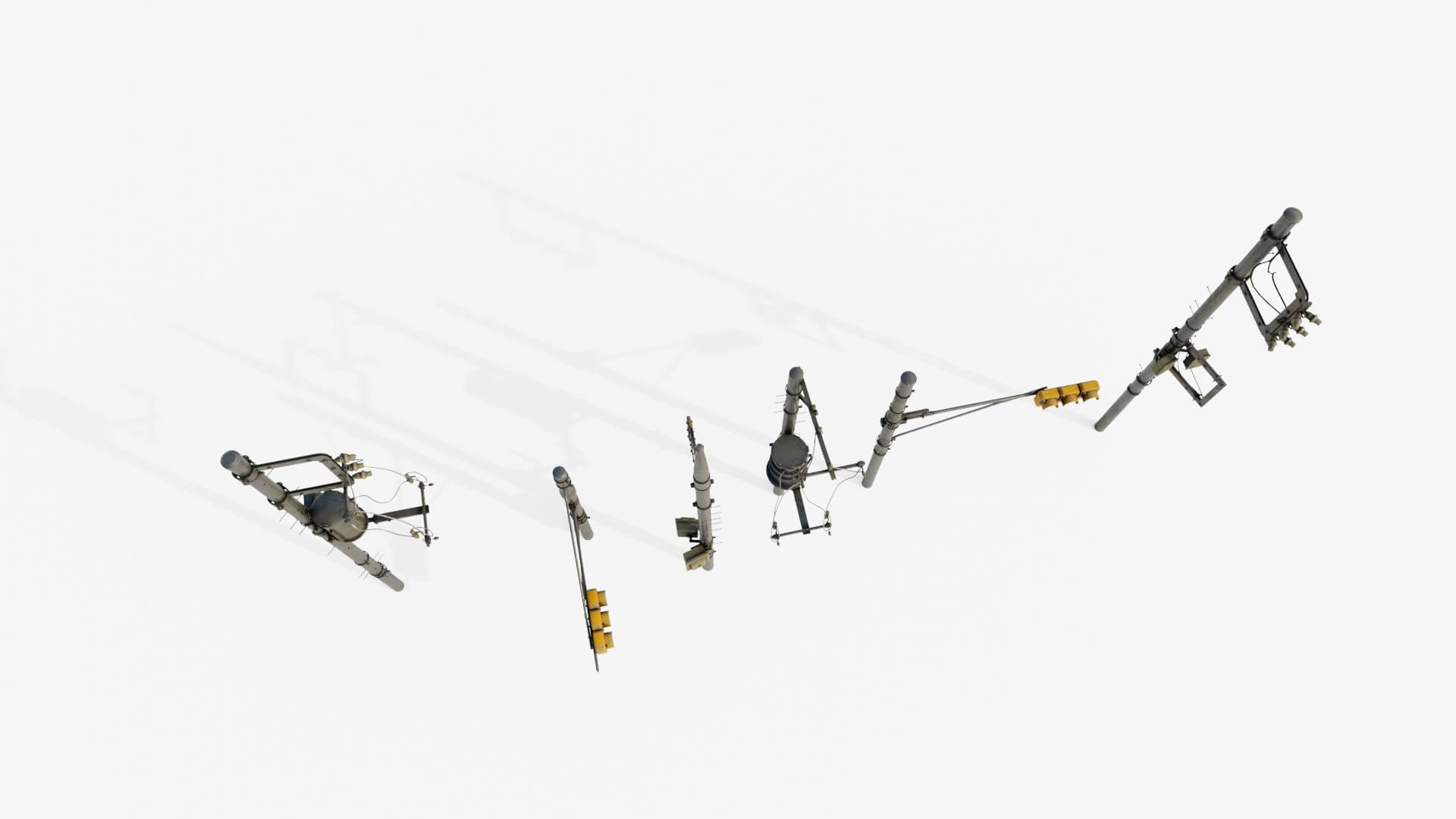 High Quality Traffic Lights With 8k PBR Textures Low-poly 3D Model by ...