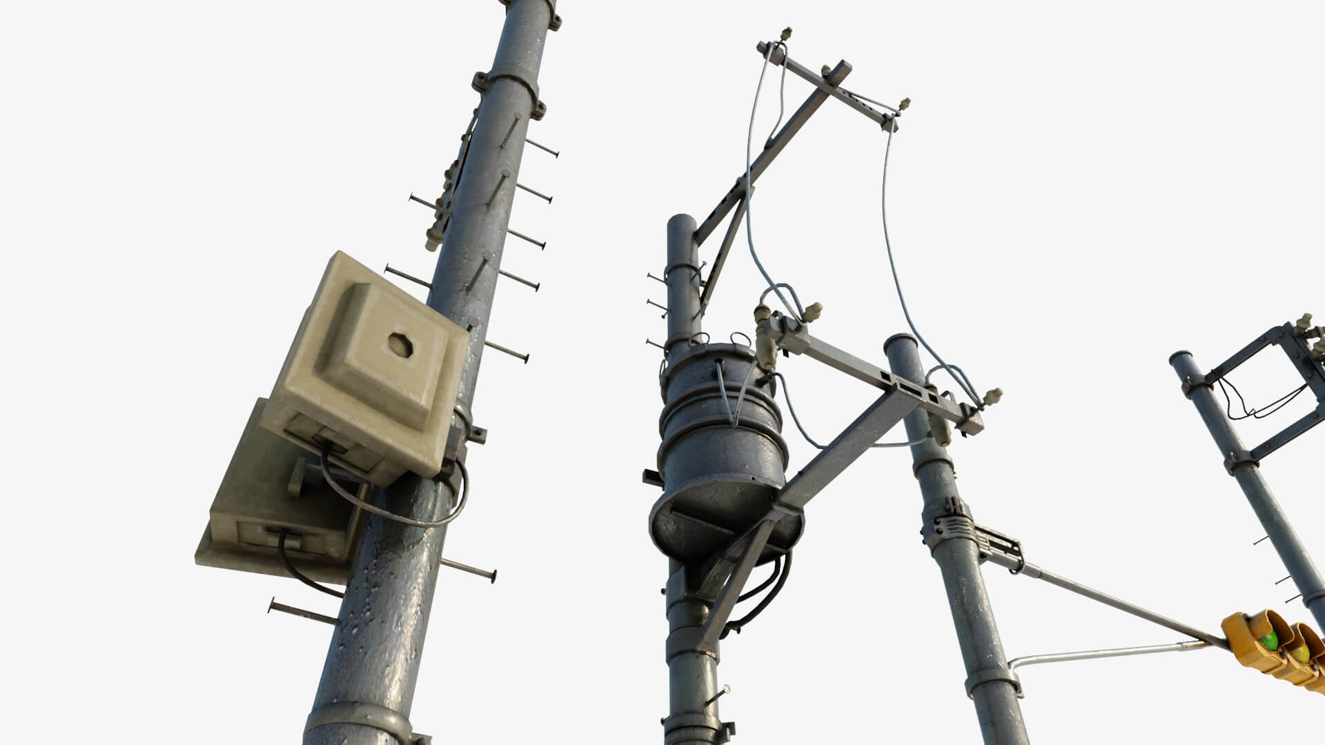 High Quality Traffic Lights With 8k PBR Textures Low-poly 3D Model by ...