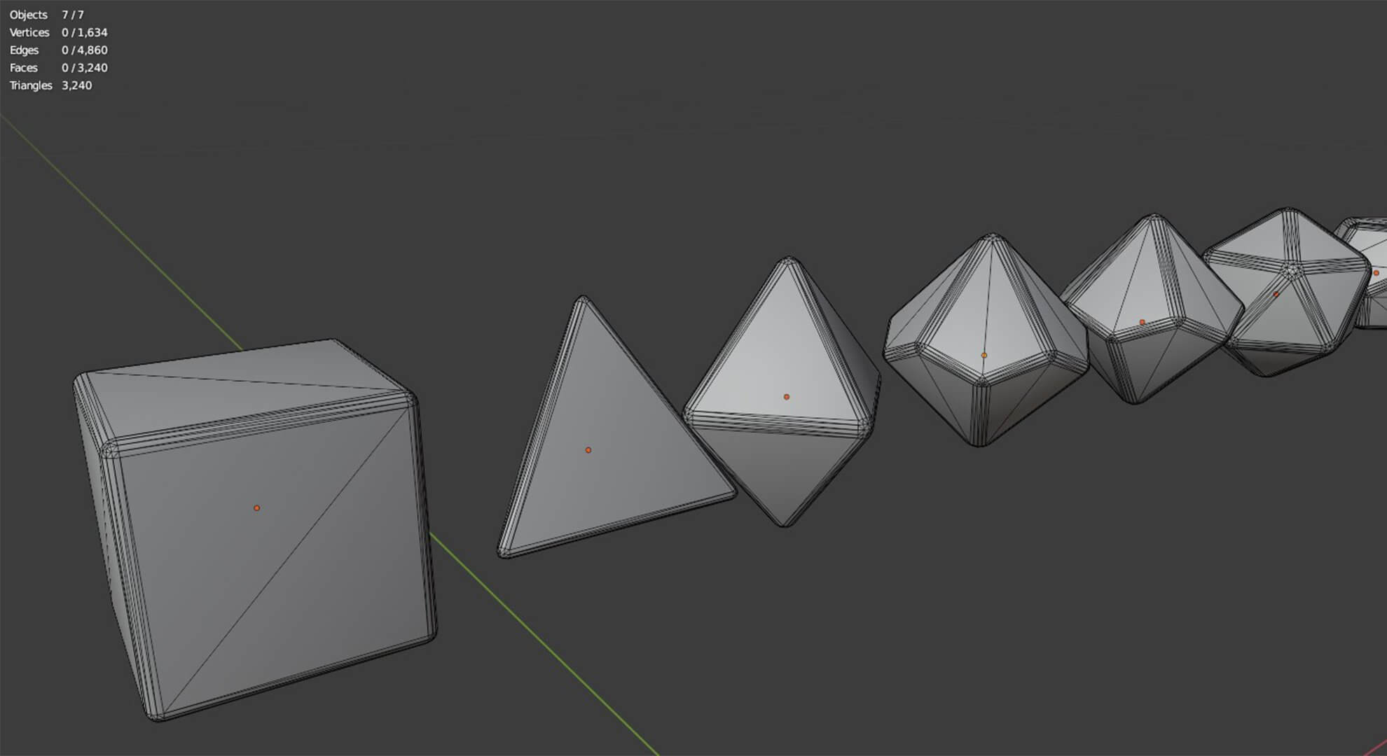 RPG Dice Asset Dark - 3D Model by estchho