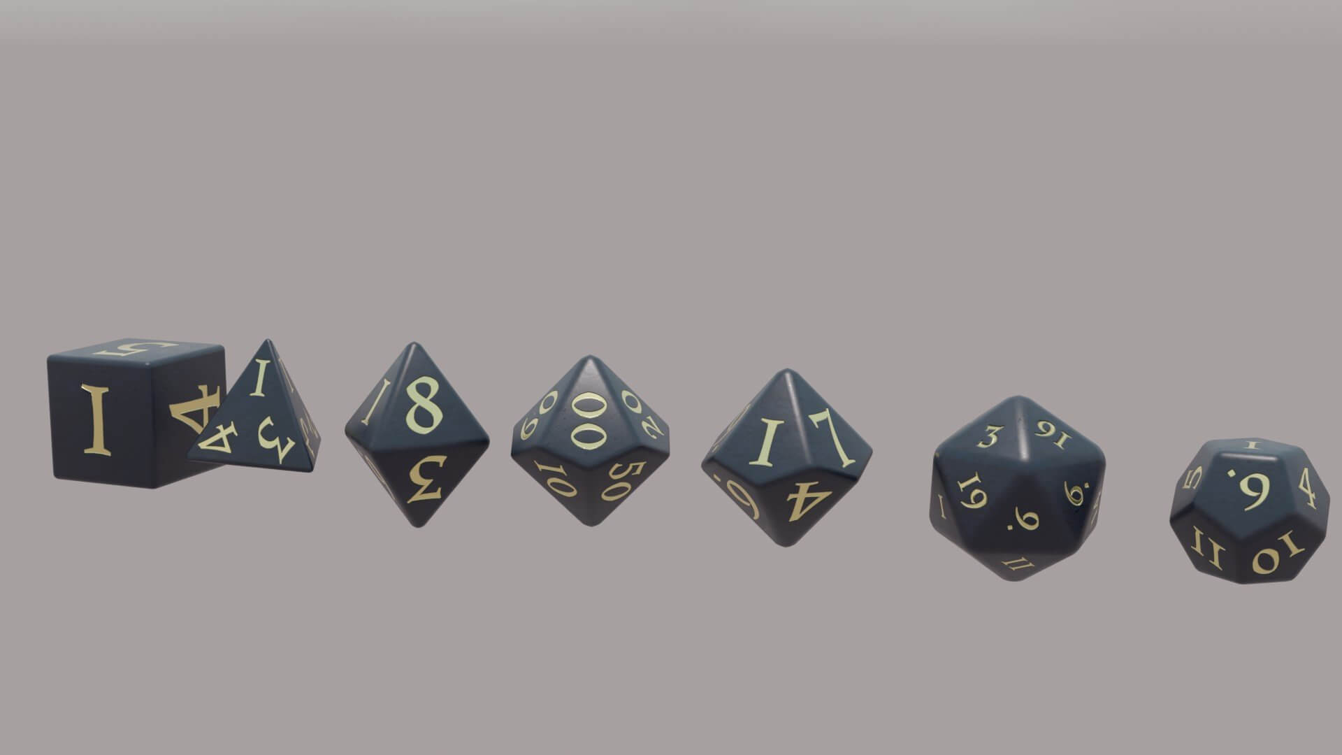 RPG Dice Asset - 3D Model by estchho