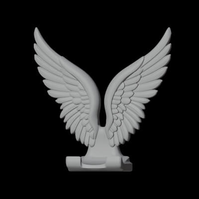 Stand Holder Phone Wings 3D Print Model Phone Accessory by estudiocog