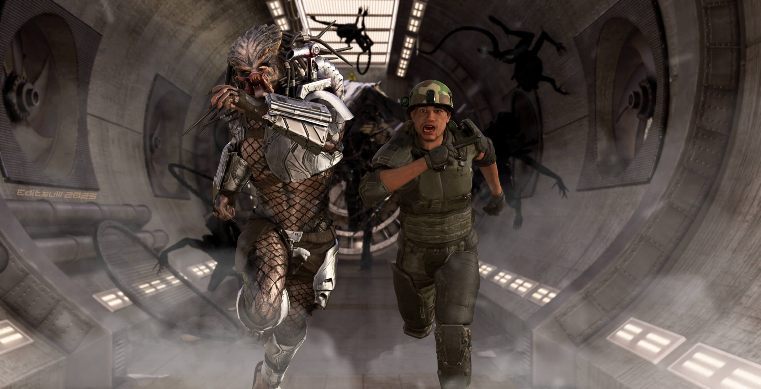 Run MF Run 3D Render, Digital Art by ESulli