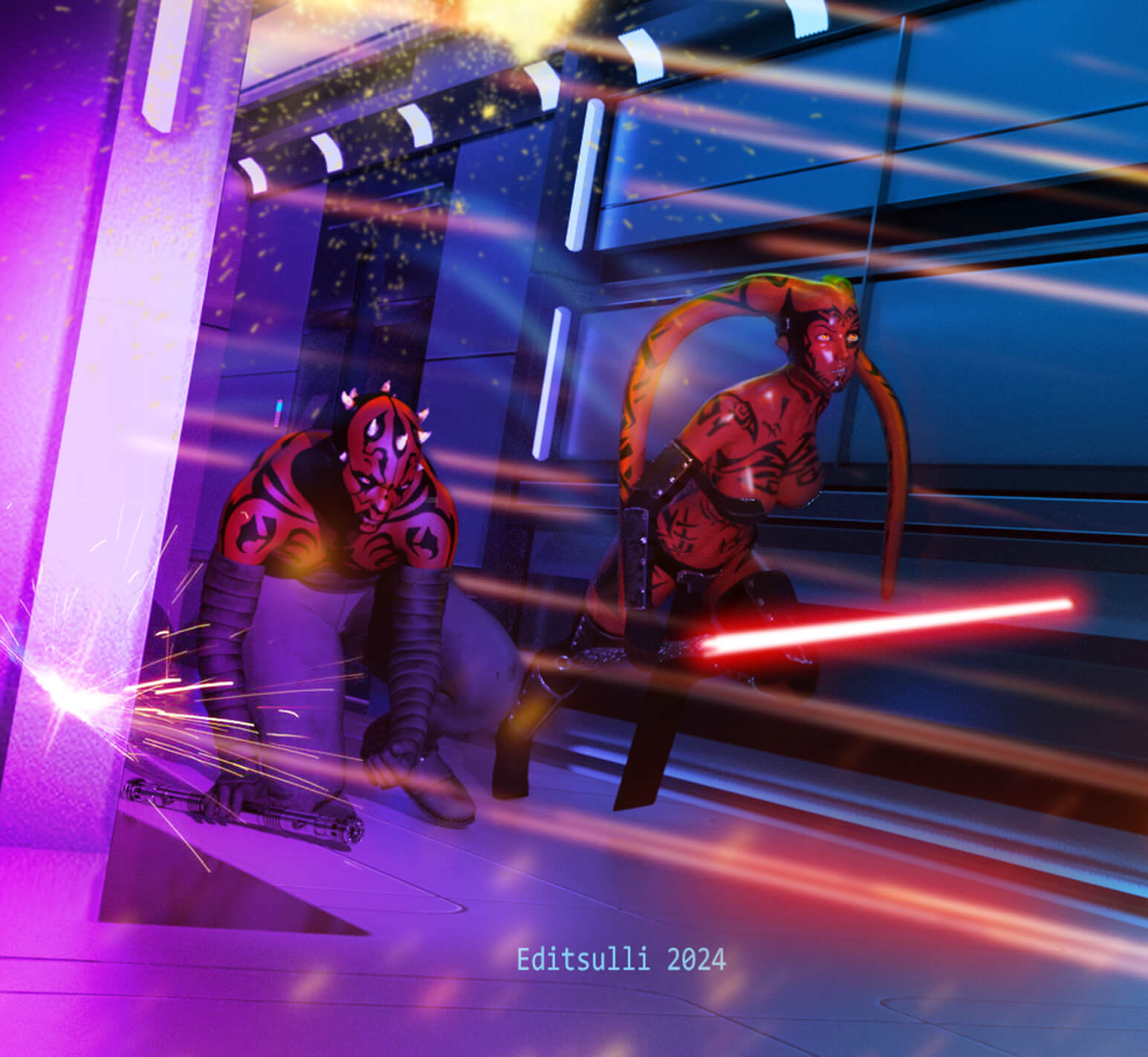 The Escape 3D Render, Digital Art by ESulli