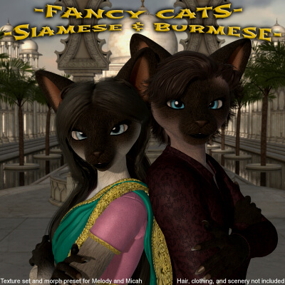 Fancy Cats - Siamese & Burmese for Melody & Micah Poser Content by ethin