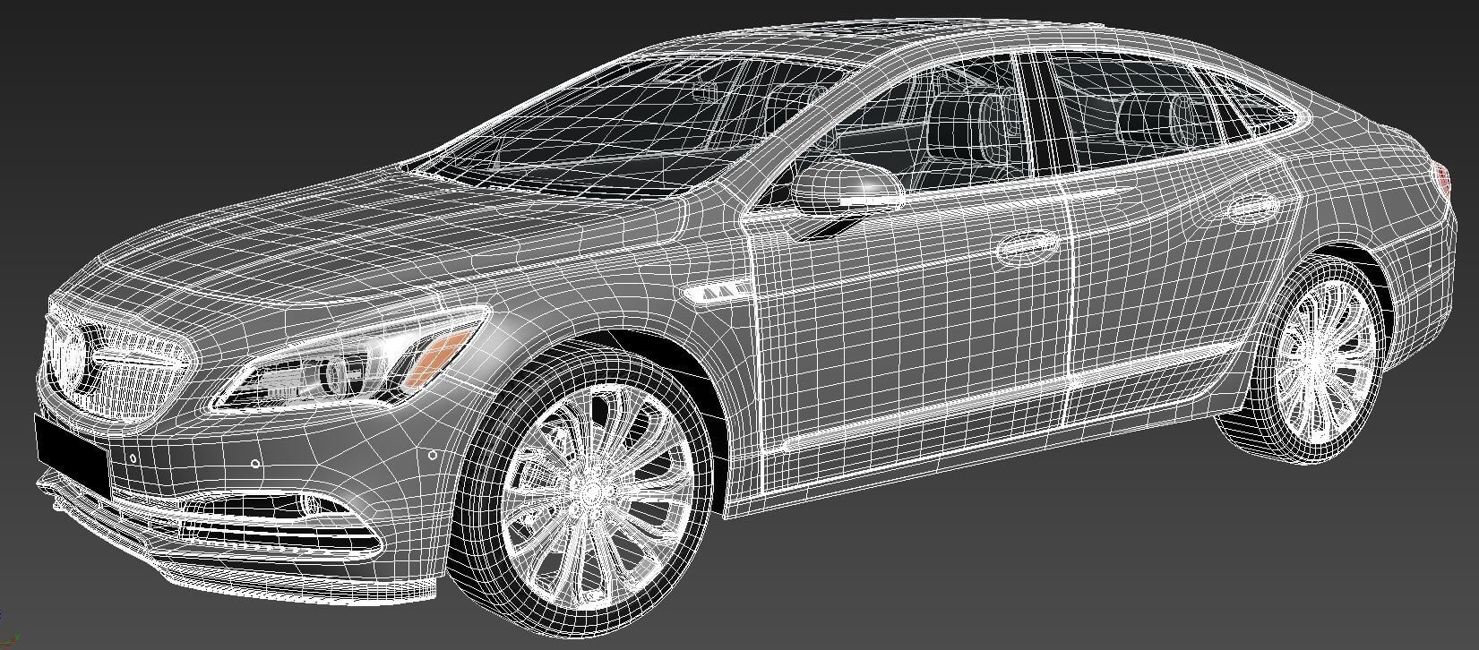 Buick LaCrosse 2018 - 3D Model by EVA3d