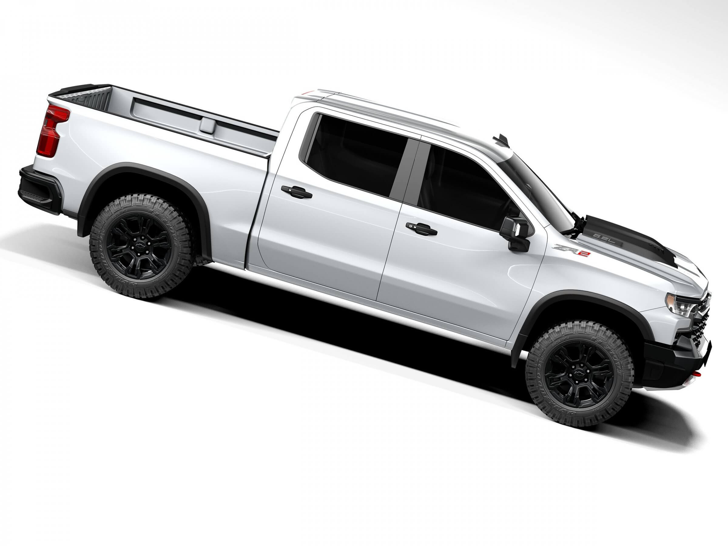 Chevrolet Silverado ZR2 2021 - 3D Model by EVA3d