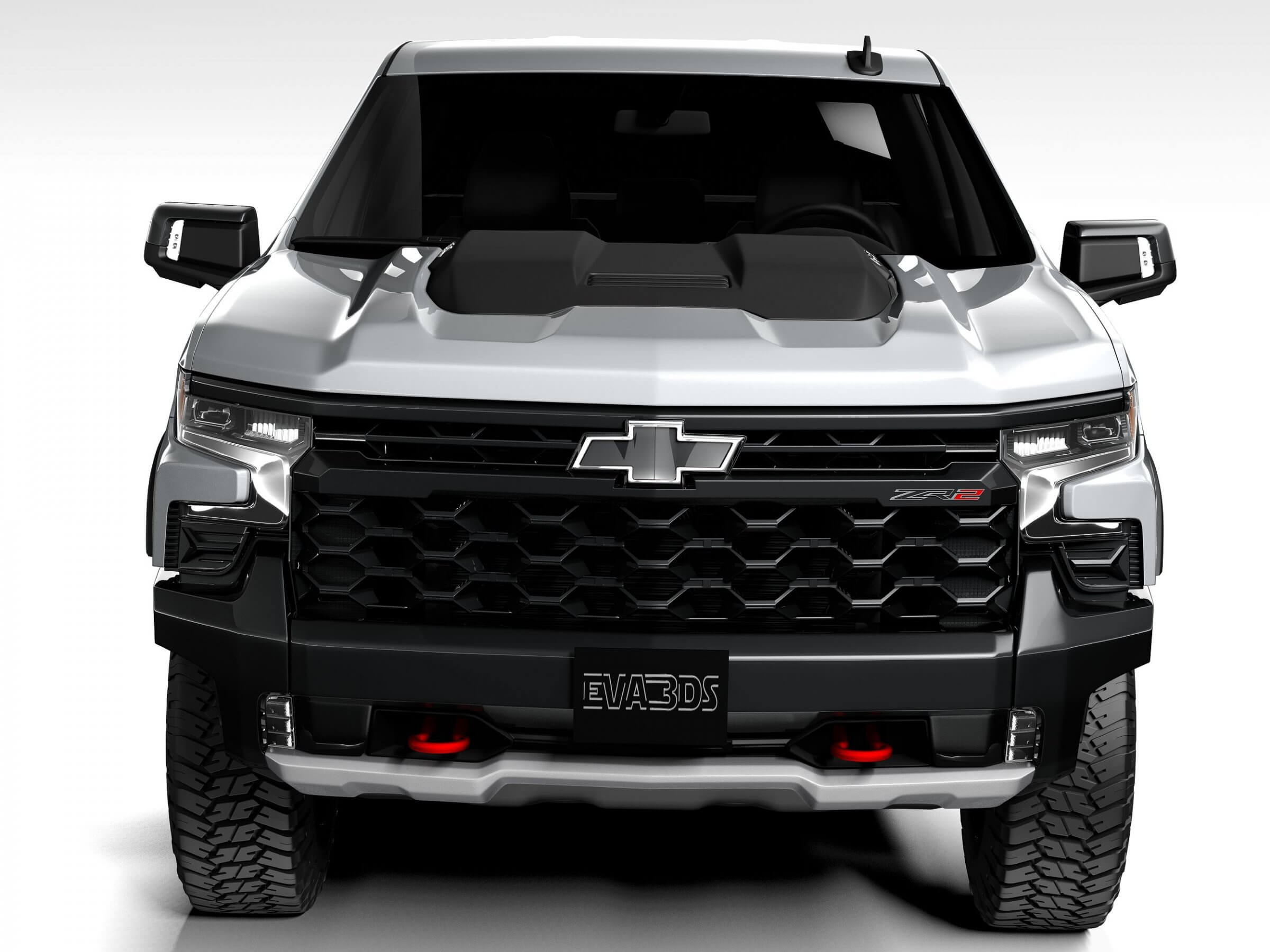 Chevrolet Silverado ZR2 2021 - 3D Model by EVA3d