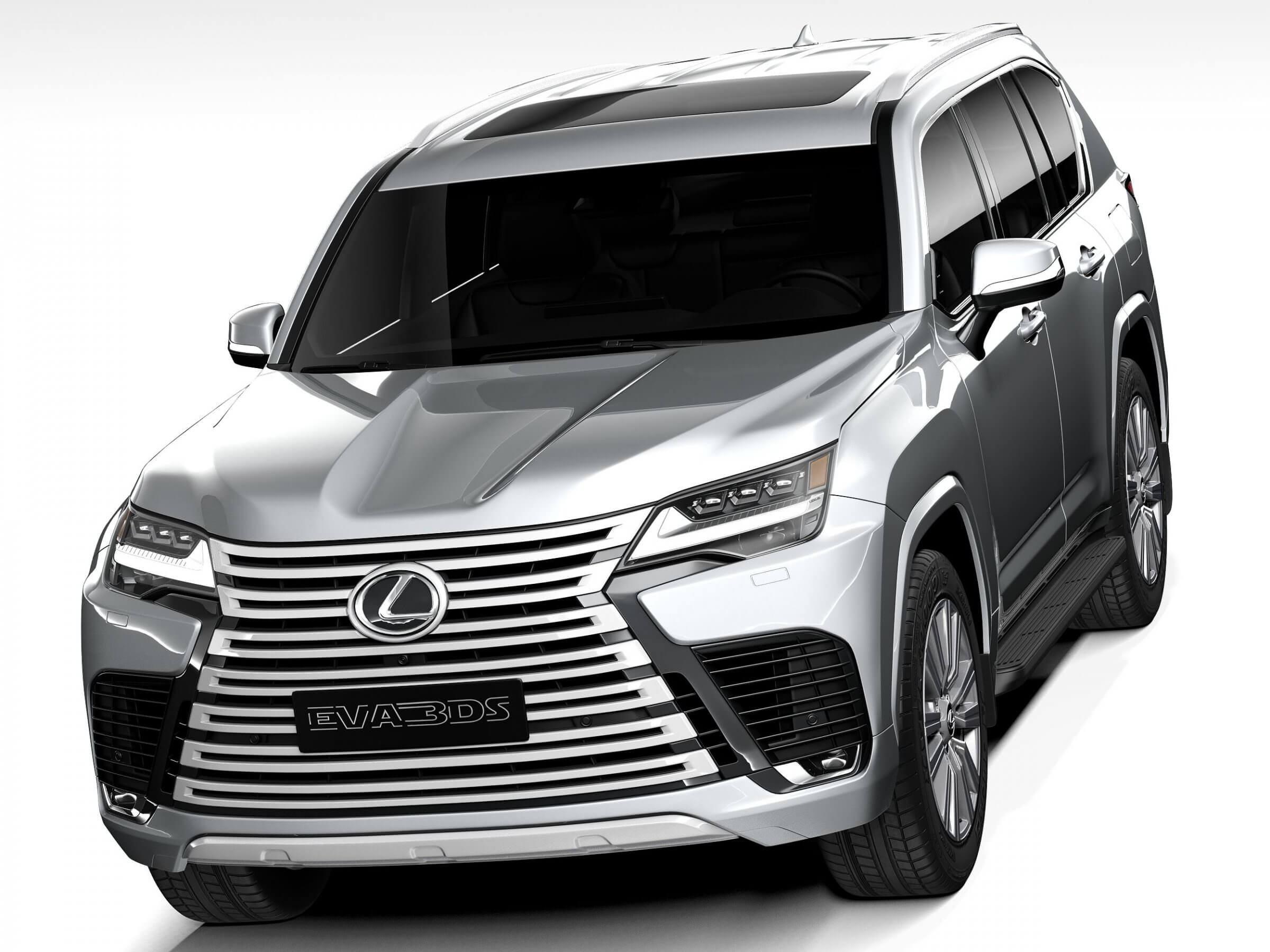 Lexus LX 600 2021 - 3D Model by EVA3d