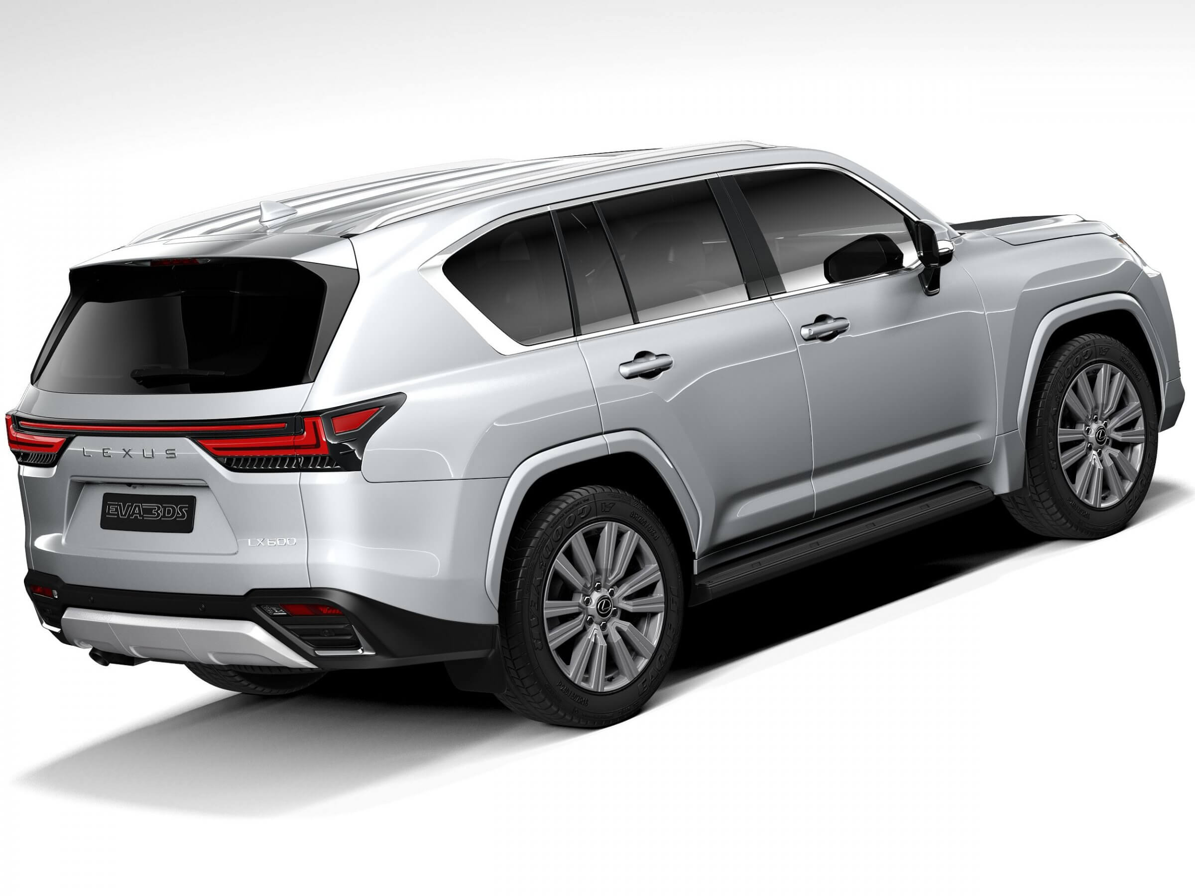 Lexus LX 600 2021 - 3D Model by EVA3d
