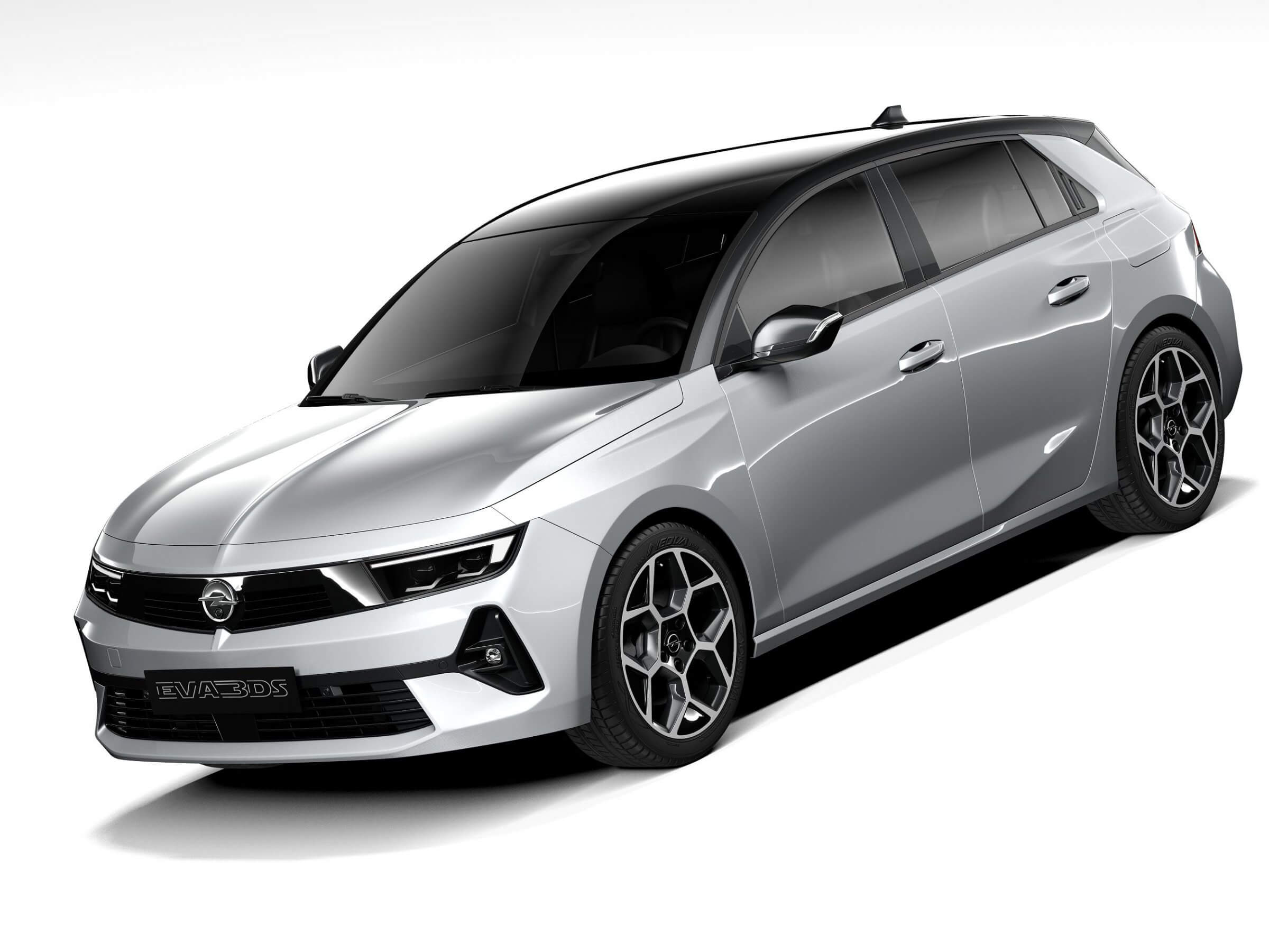 Opel Astra 2021 - 3D Model by EVA3d
