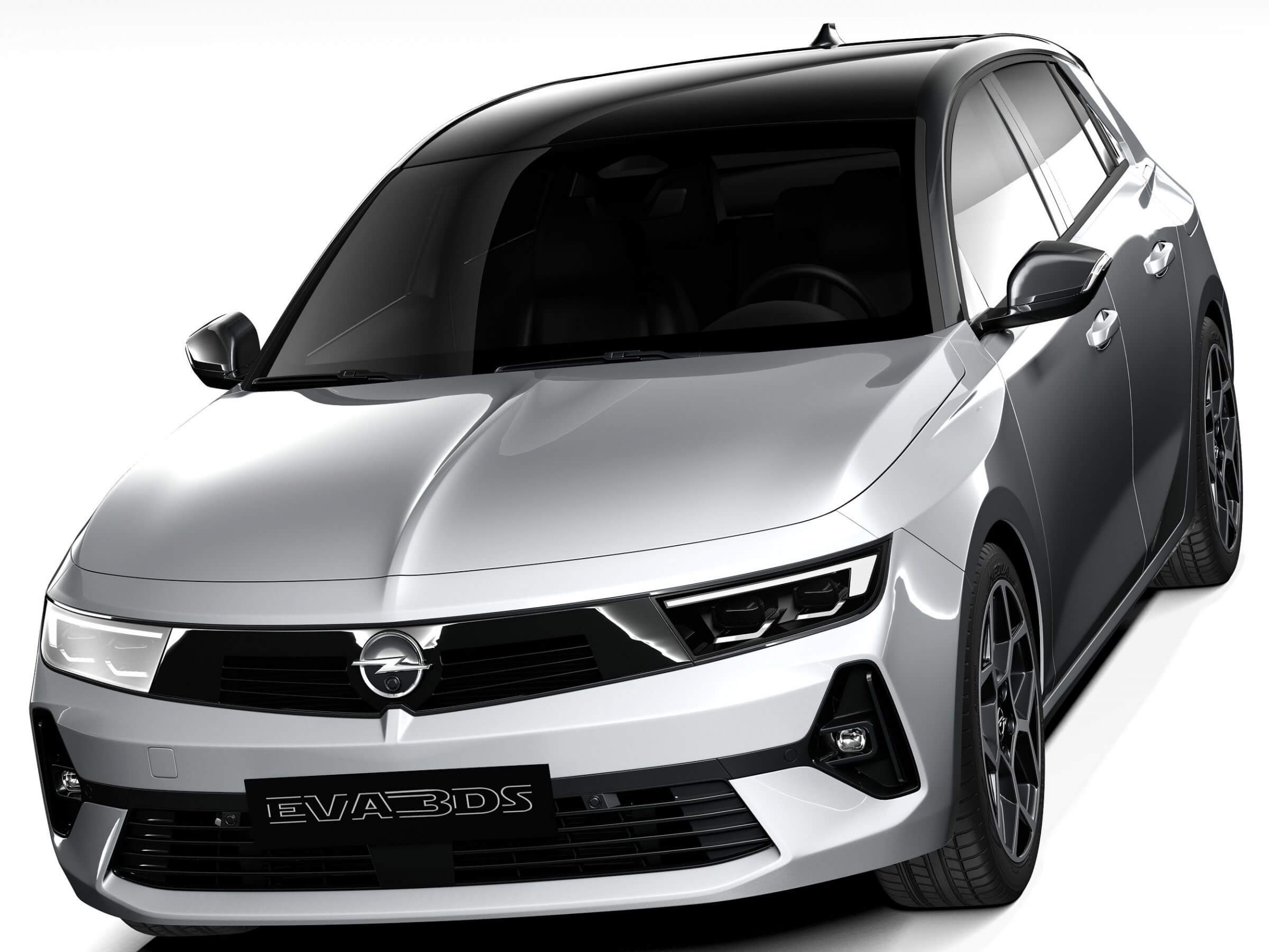 Opel Astra 2021 - 3D Model by EVA3d