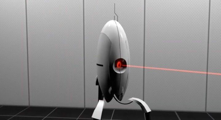 Portal 2 Turret animation + Float on the 3D Render by Evan993832