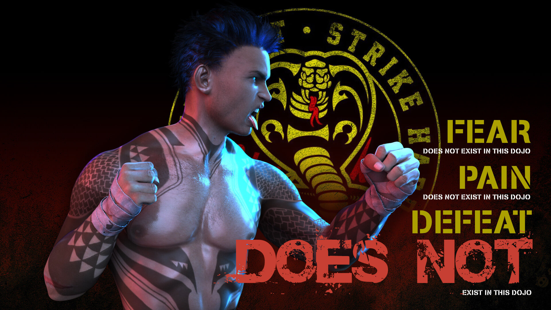 Does Not Exist 3D Render, Digital Art by Evasocold