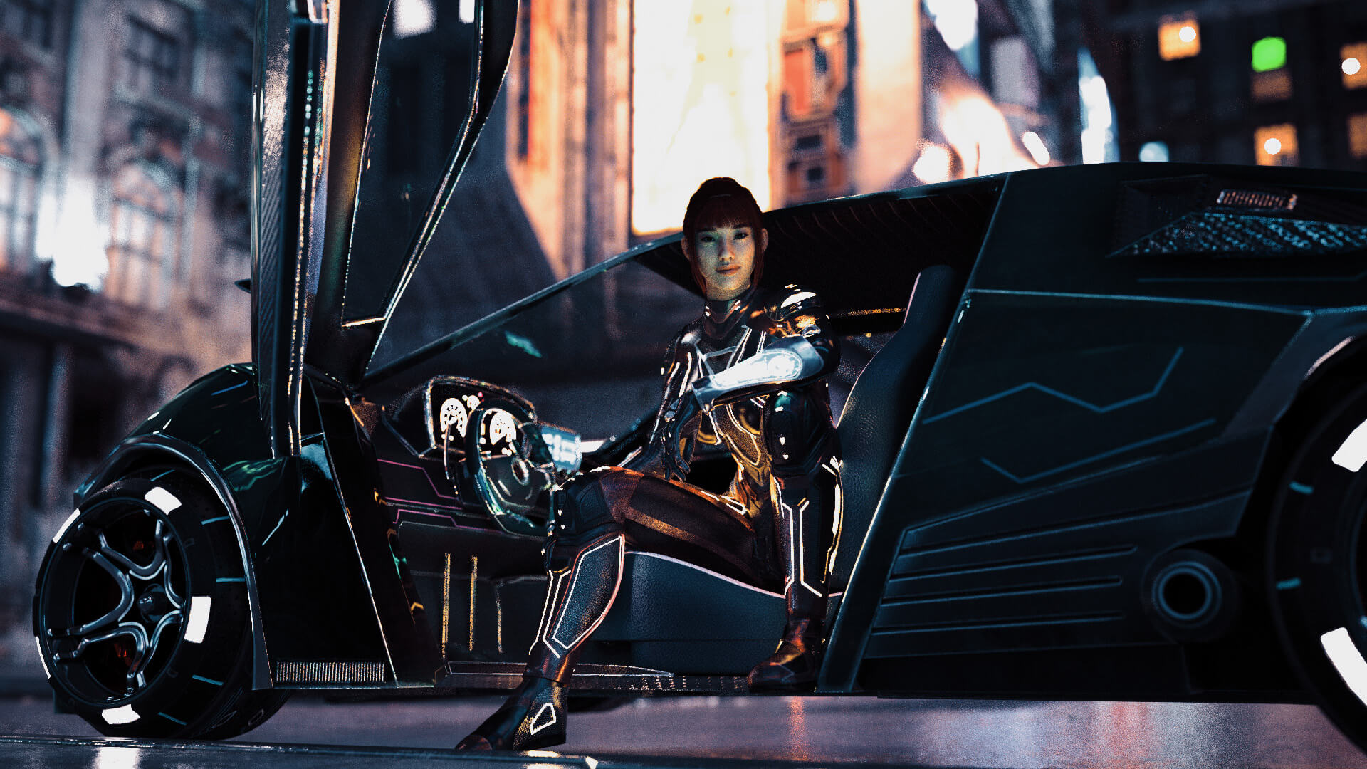 Genesis 9 Test Render 3D Render, Digital Art by Evasocold