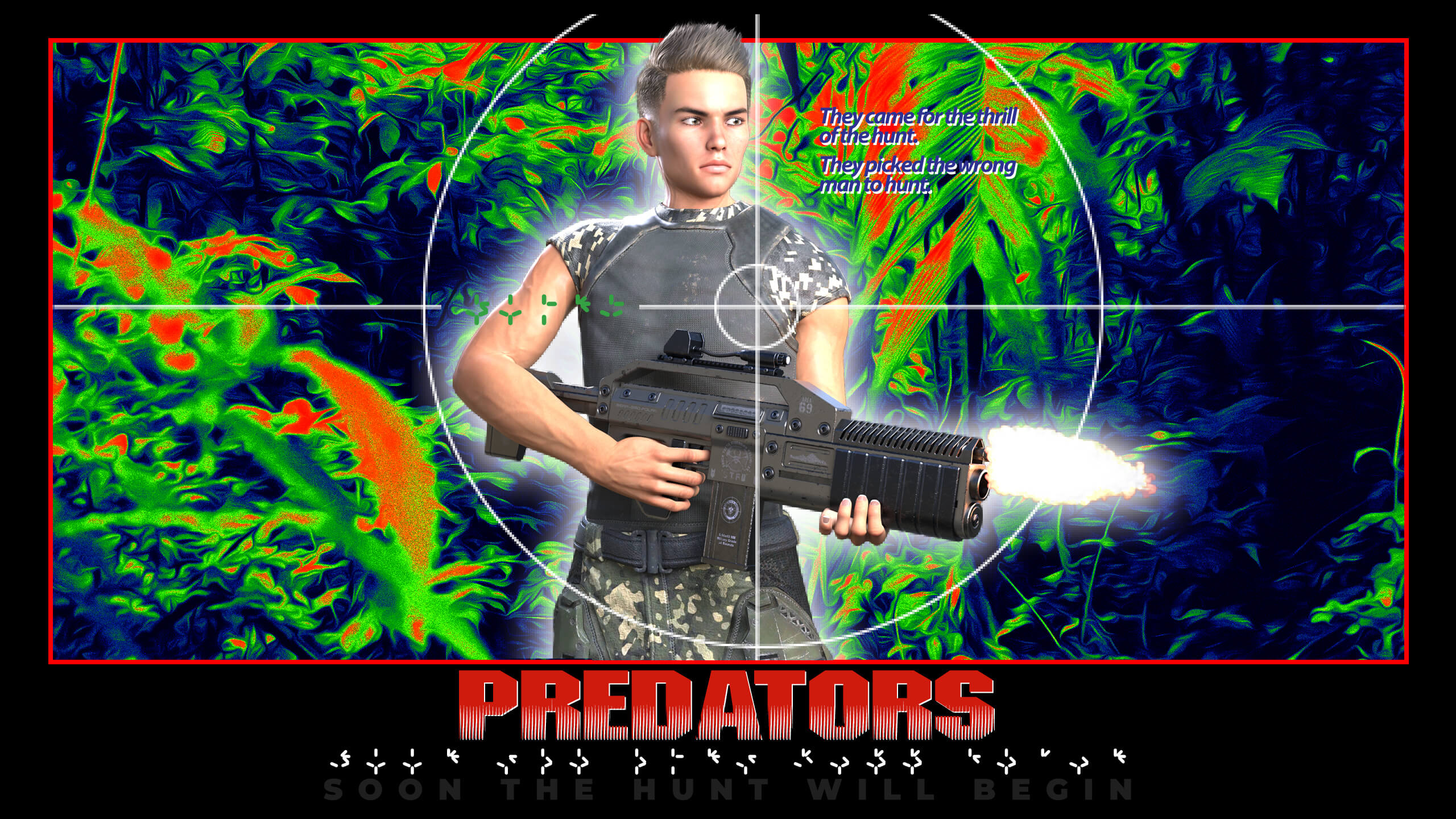 Predators 3D Render, Digital Art by Evasocold