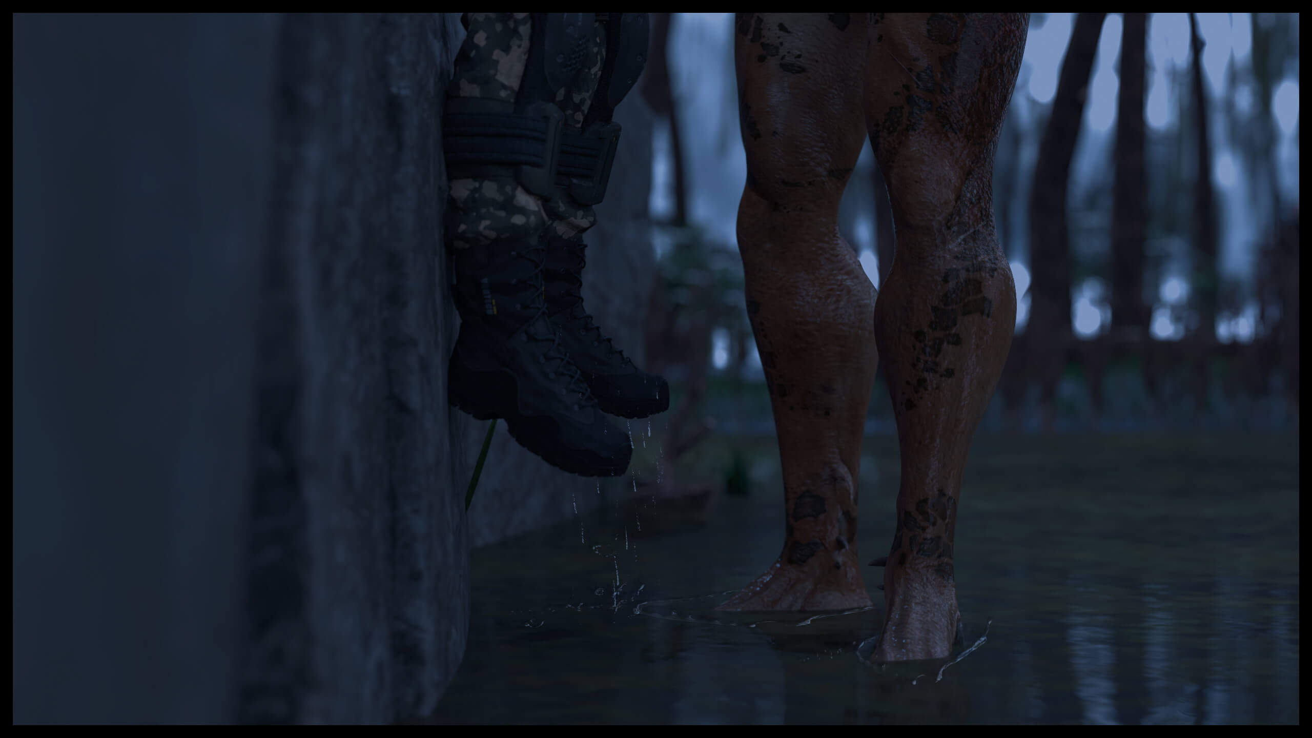 Predators 3D Render, Digital Art by Evasocold